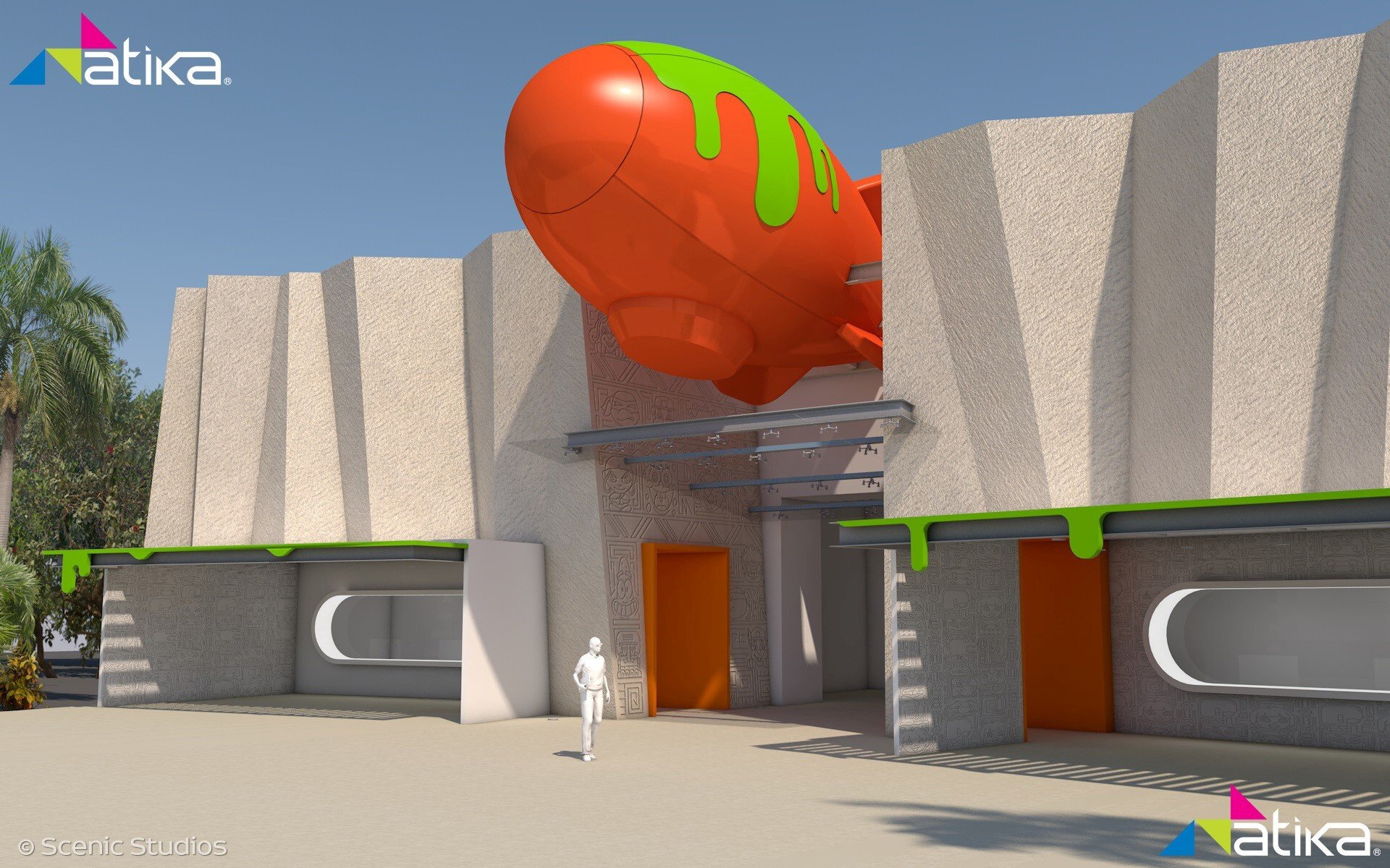 Access Blimp, Nickelodeon Place