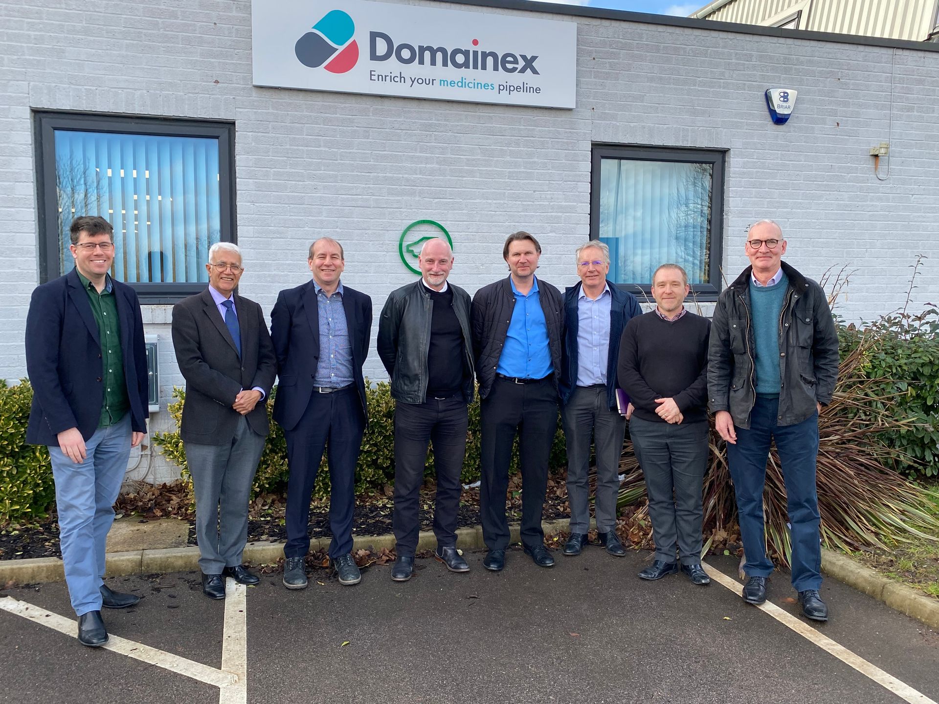 Pharmidex visits Domainex Unity Campus Site