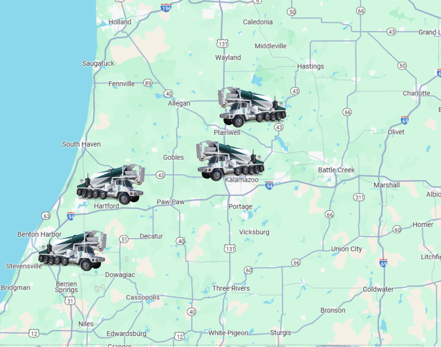 Concrete Supplier & Ready-Mix Delivery in Southwest Michigan