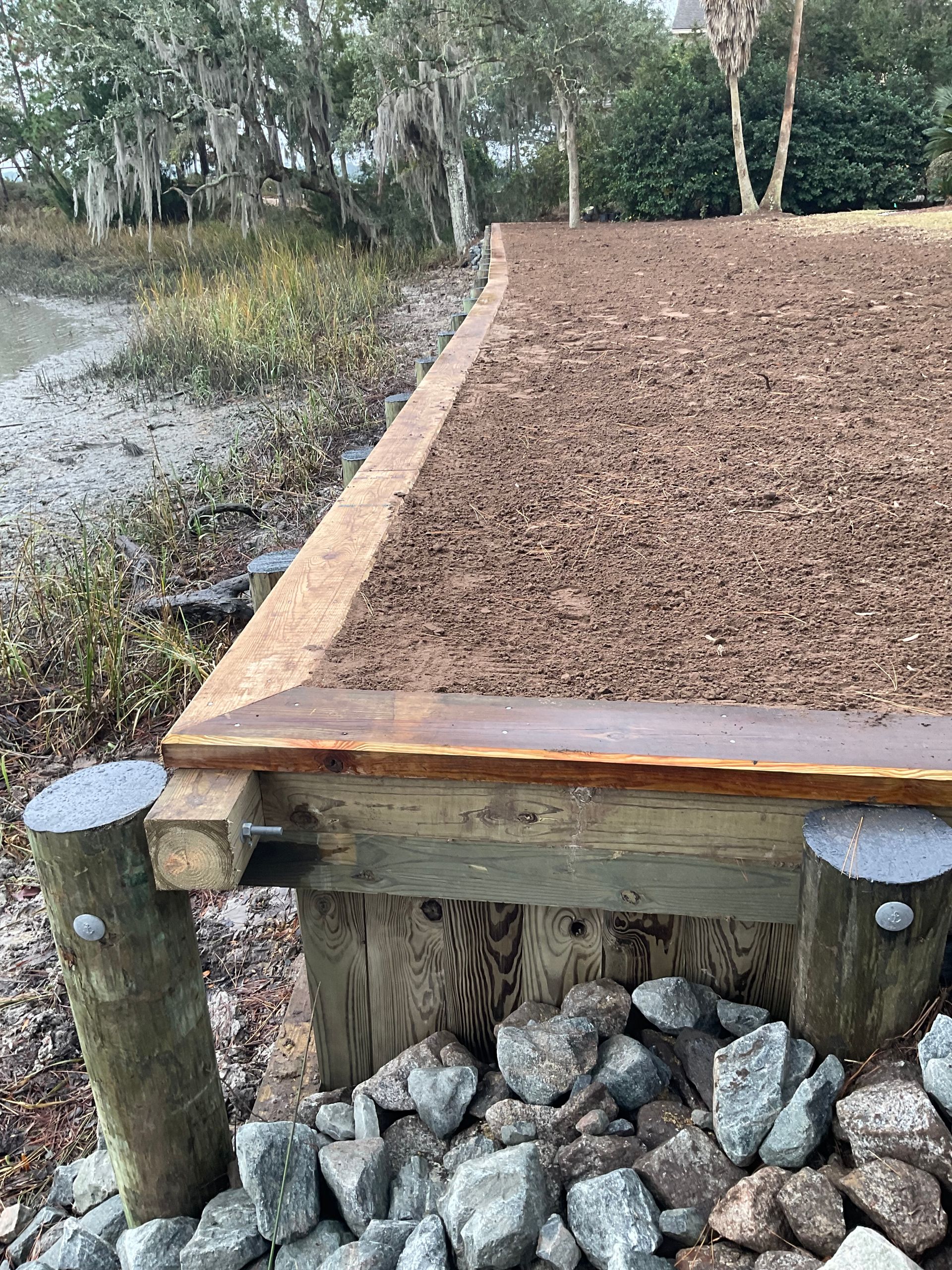 Timber Bulkheads | Ridgeland, SC | 843-547-1133