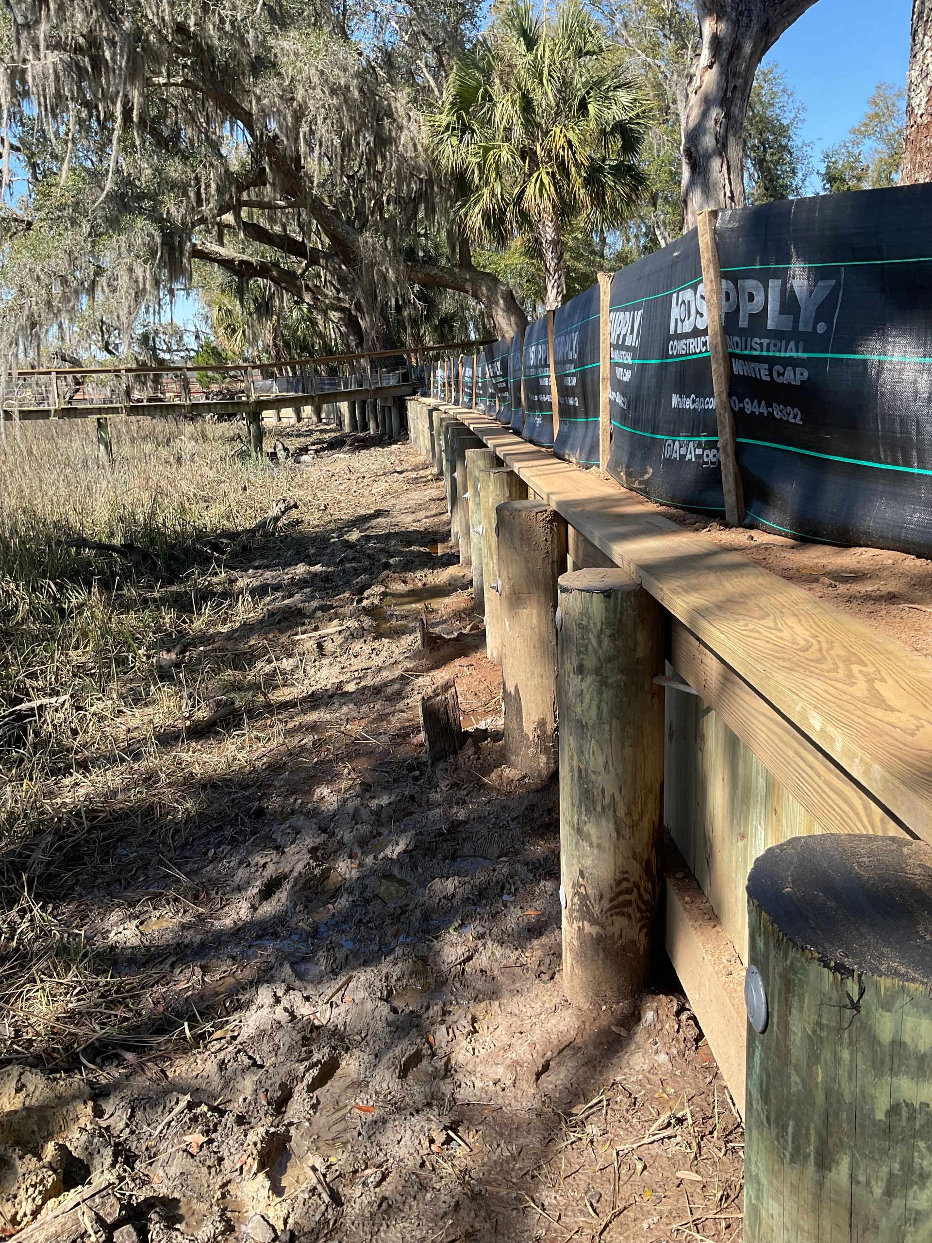 Timber Bulkheads | Ridgeland, SC | 843-547-1133