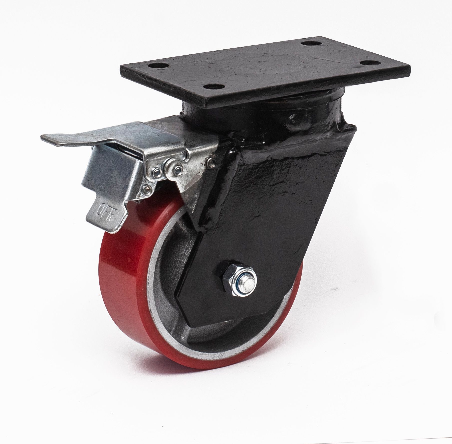 Heavy Duty TH & THR Series Plate Fitting Castors | Castor King