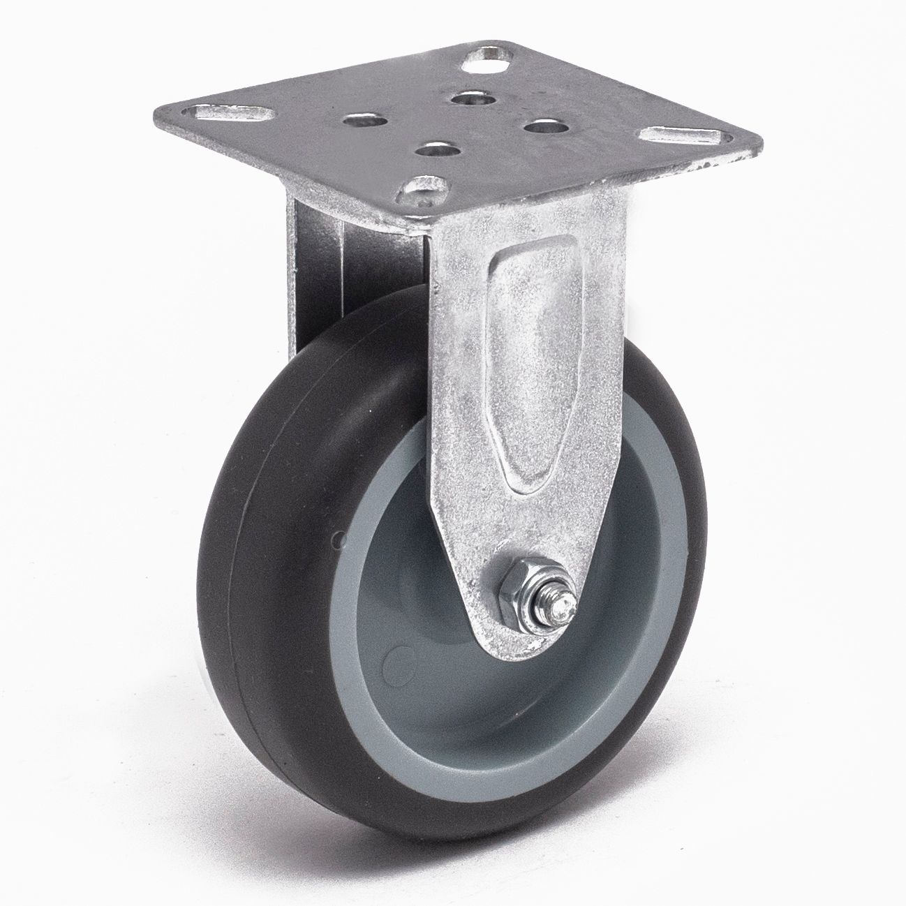 Institutional Rubber Plate Castors | Castor King | South Africa