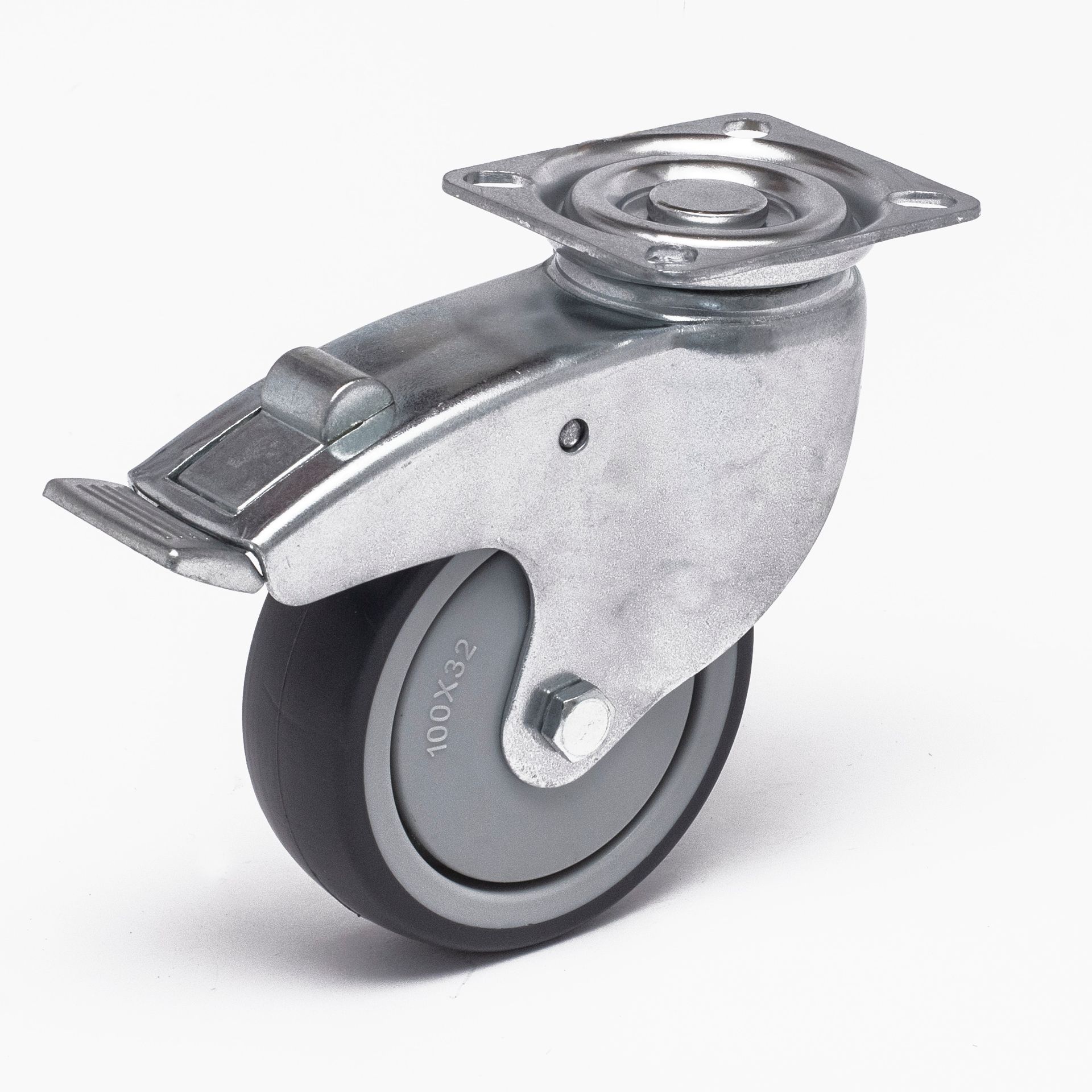 Institutional Rubber Plate Castors | Castor King | South Africa