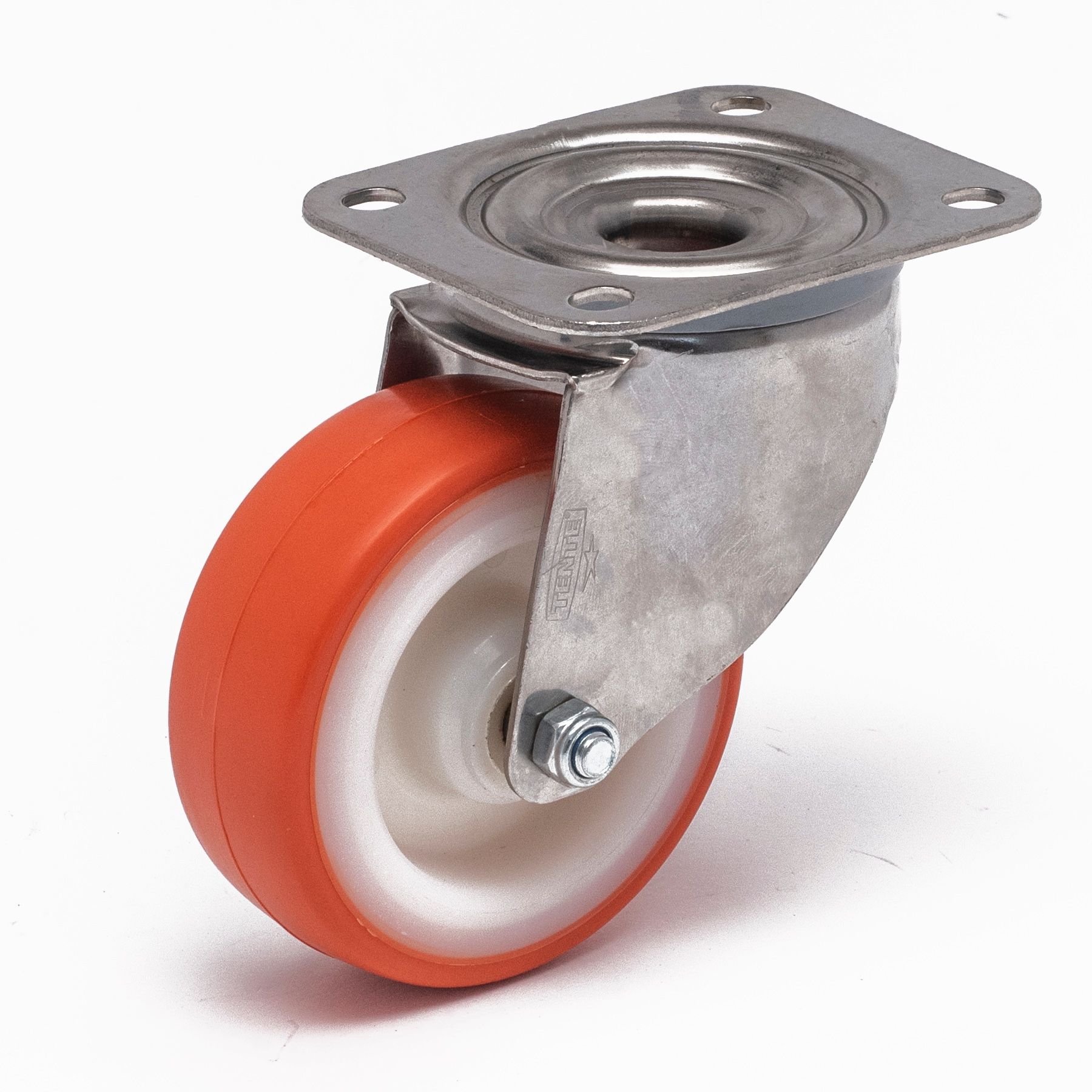 Stainless Steel Plate and Bolthole Fitting Castors | Castor King