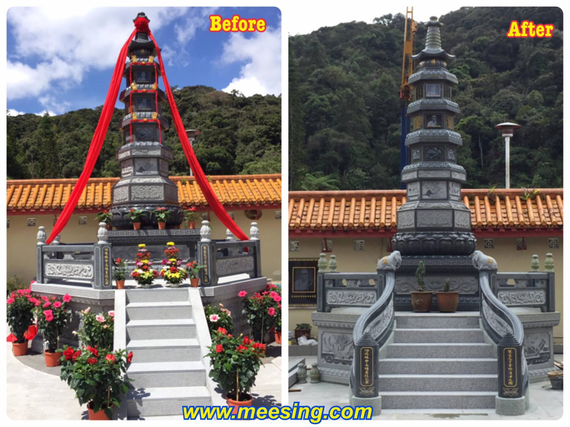 Temple Sculpture Manufacture Malaysia - Mee Sing Granite (M) Sdn. Bhd.