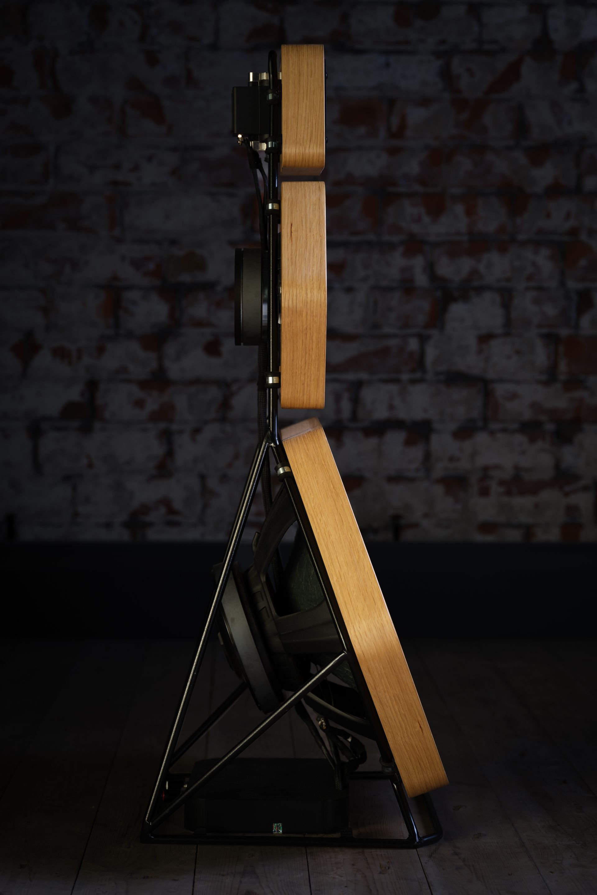 HEX3 compact 3 way open baffle speakers