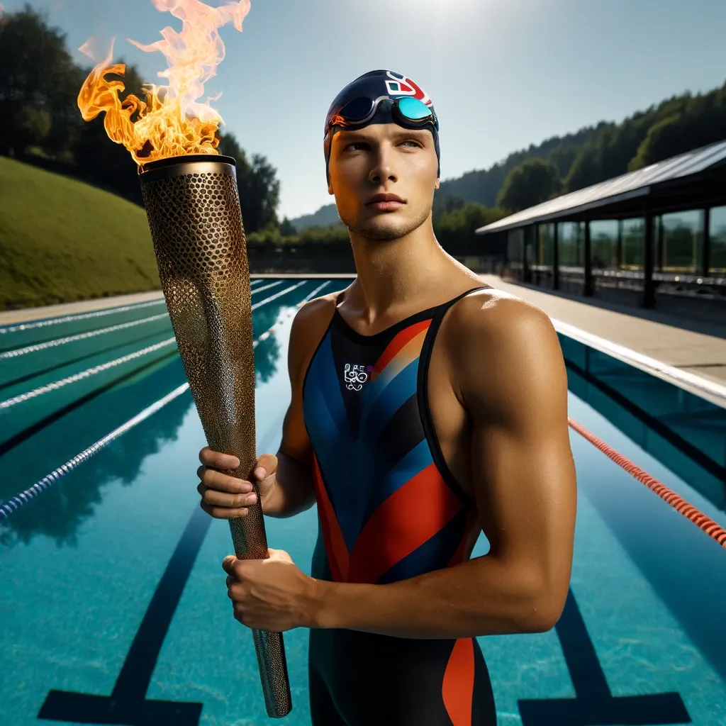 Embracing the Flame: The Emotional Journey of an Olympic Swimmer