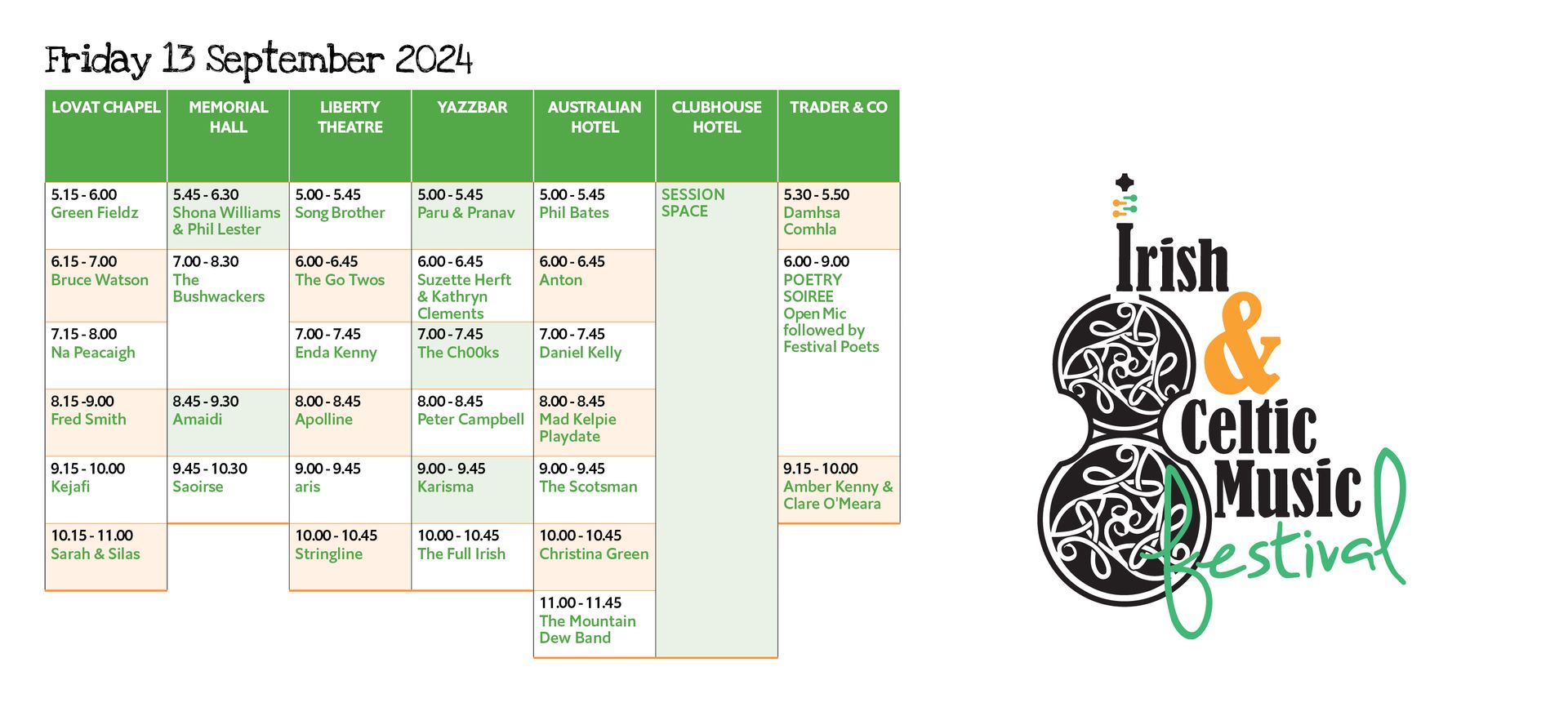 Irish and Celtic Music Festival