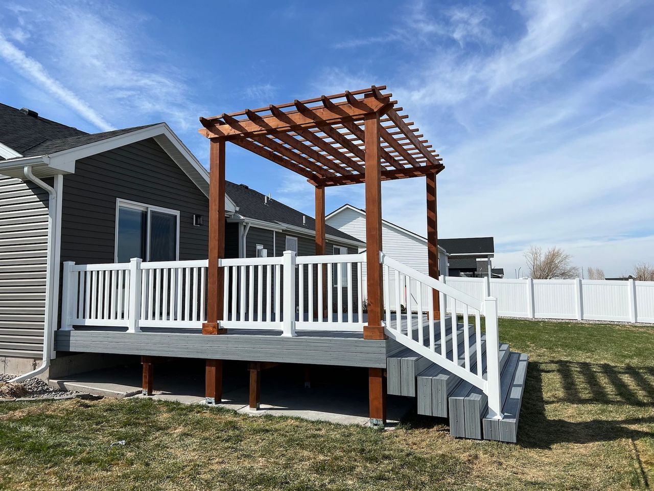 Deck Design | Idaho Falls, ID | Elevated Deck & Fence