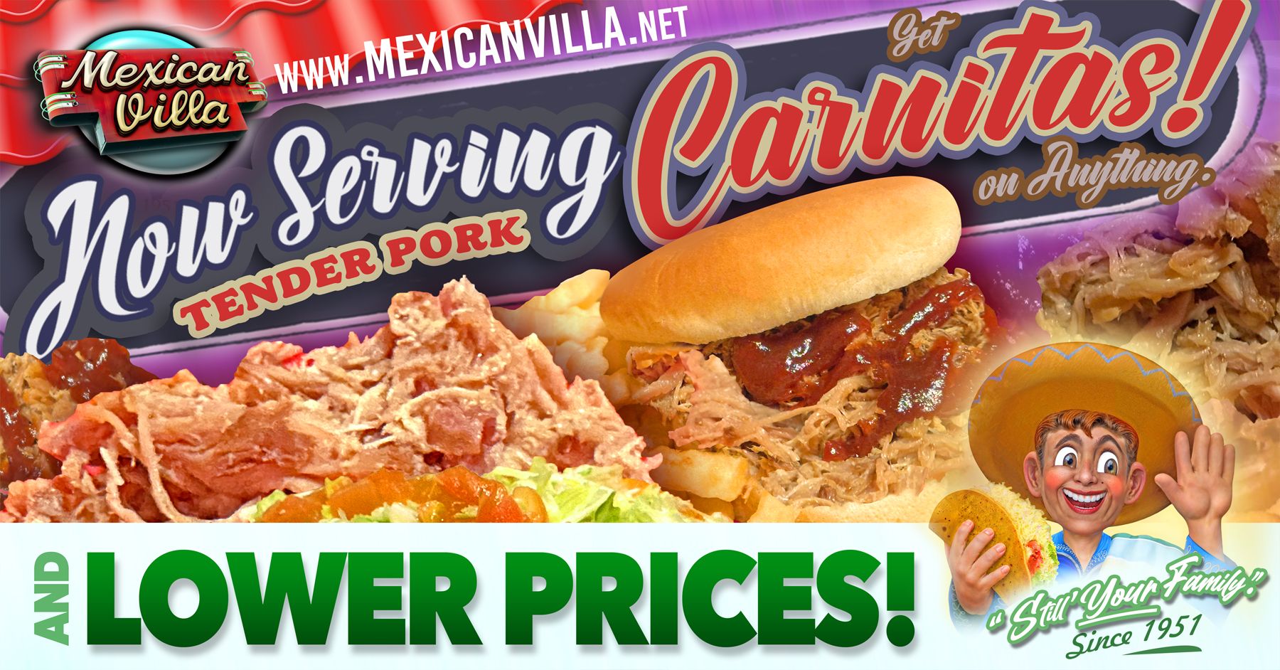 Fine Mexican Food Tradition | Mexican Villa Restaurants