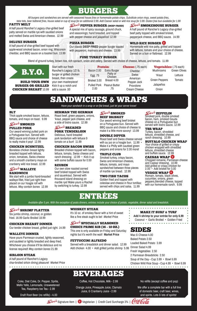 Bar and Grill | Sturgeon Lake, MN | Doc's Bar and Grill