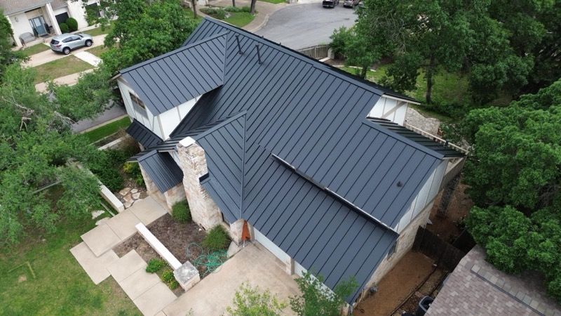 4-Day Metal Roof Replacement Transformation In Twin Mesa, Austin Texas