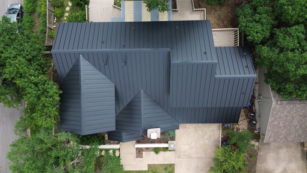 4-Day Metal Roof Replacement Transformation In Twin Mesa, Austin Texas