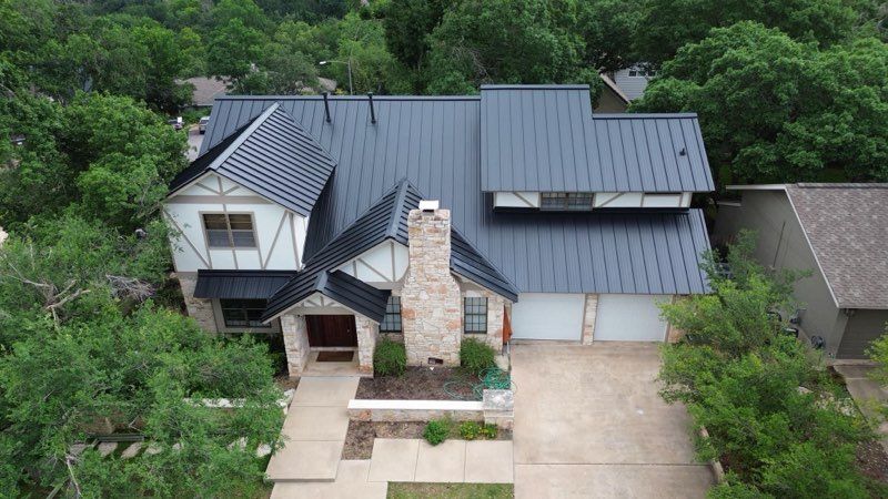 4-Day Metal Roof Replacement Transformation In Twin Mesa, Austin Texas