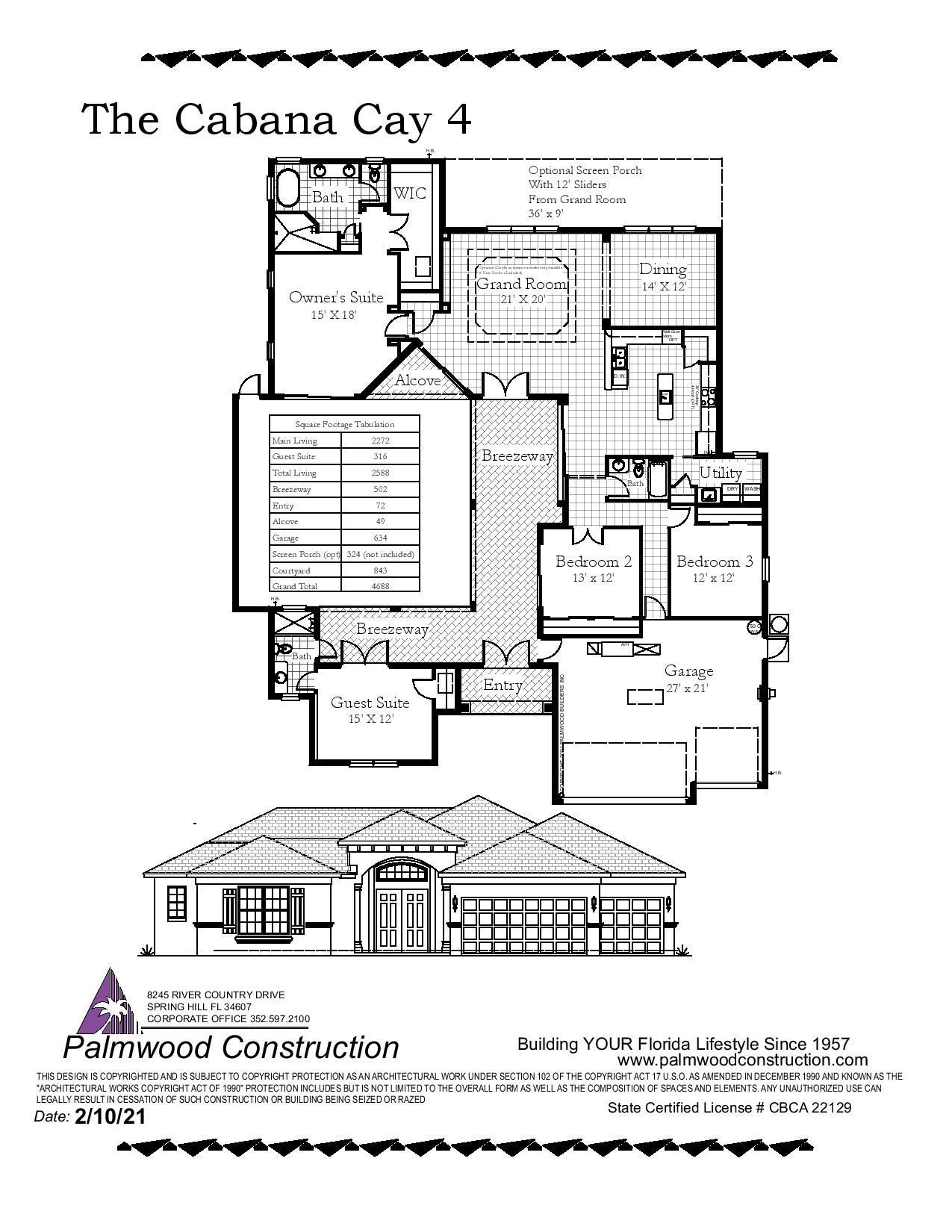 Cabana Cay 4 | 4-Bedroom Florida Coastal Home