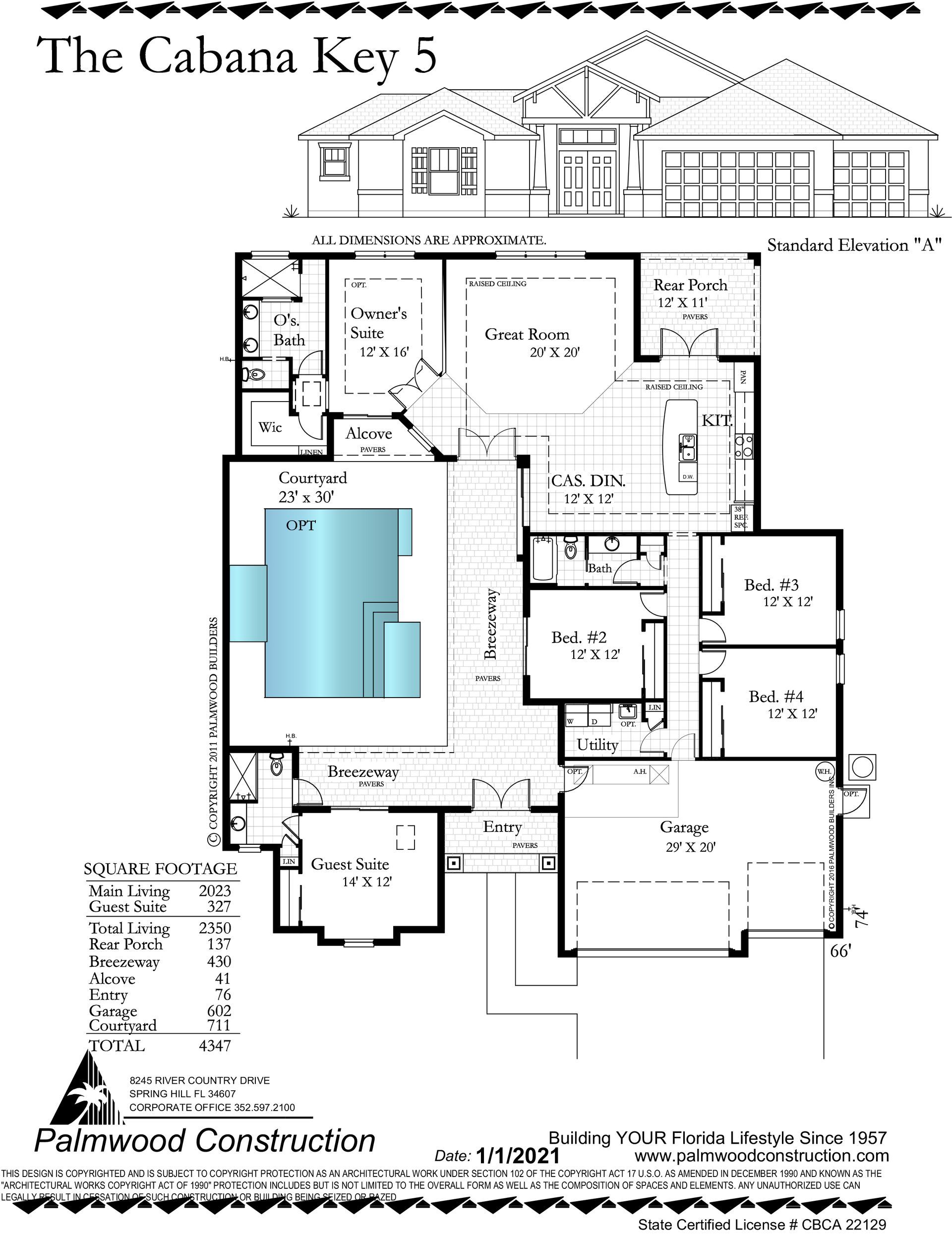 Cabana Key 5 | 5-Bedroom Coastal Florida Retreat
