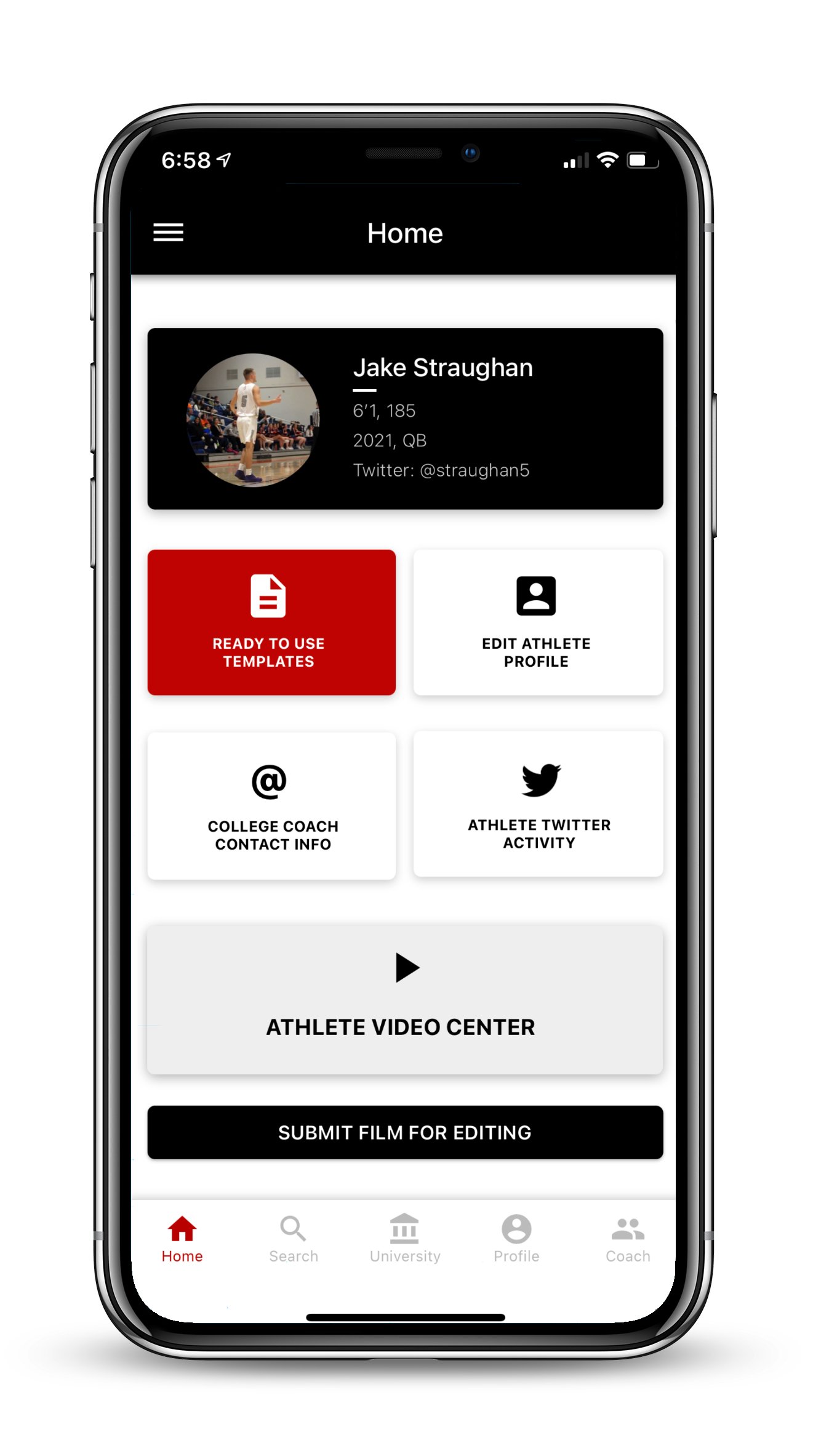 Preps Recruiting App