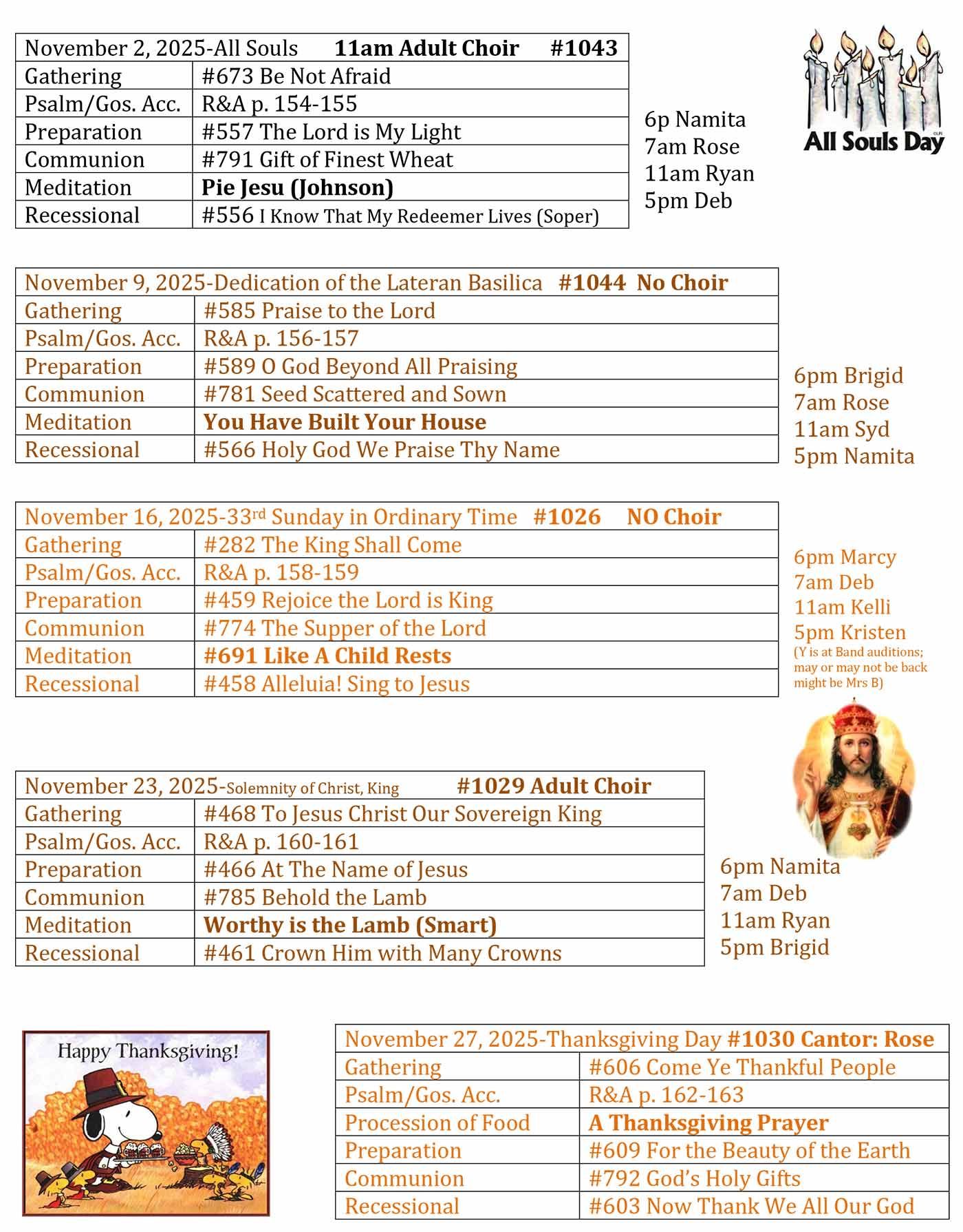 Parish Updates