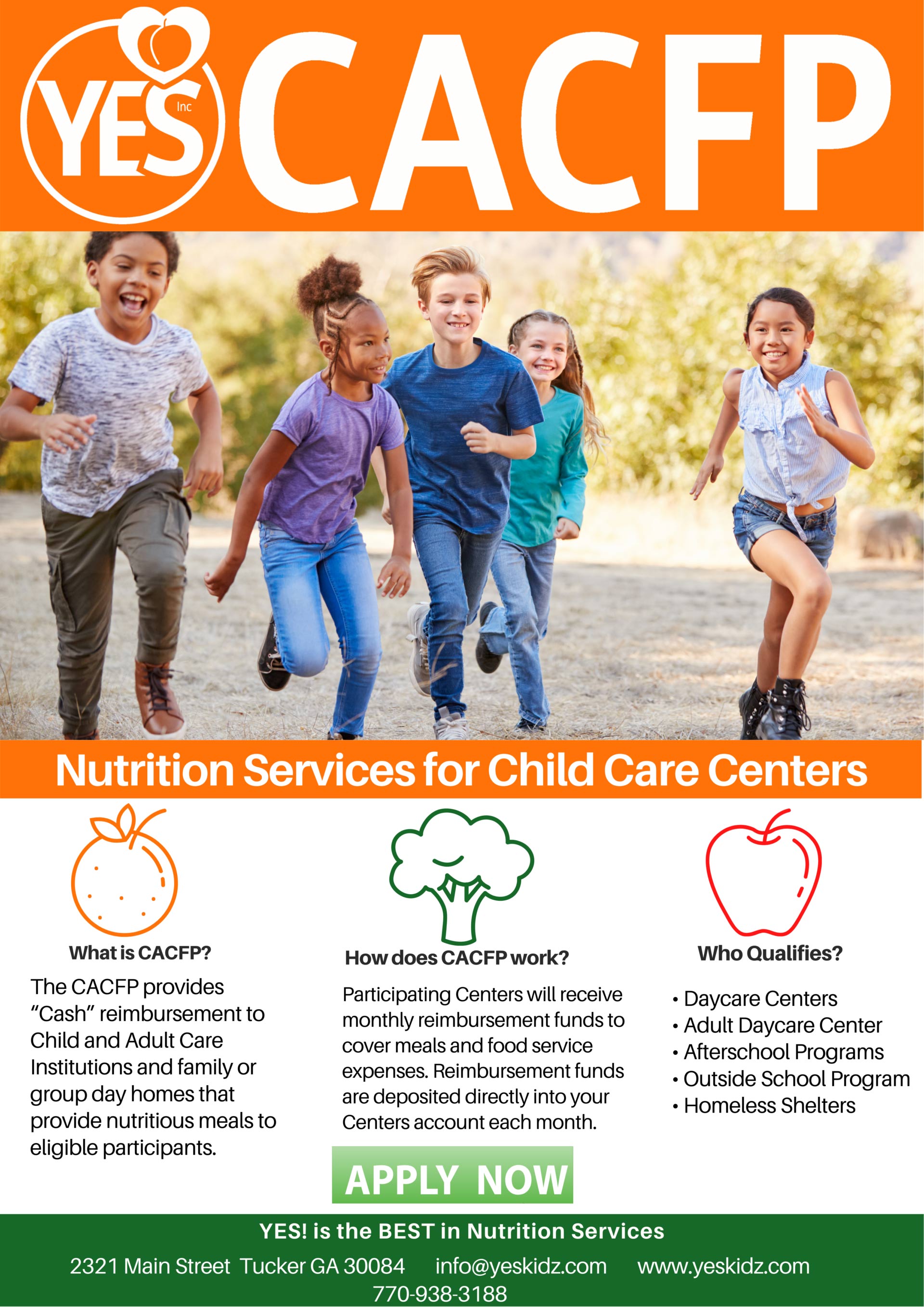 Cash Reimbursement | Tucker, GA | YES Kidz