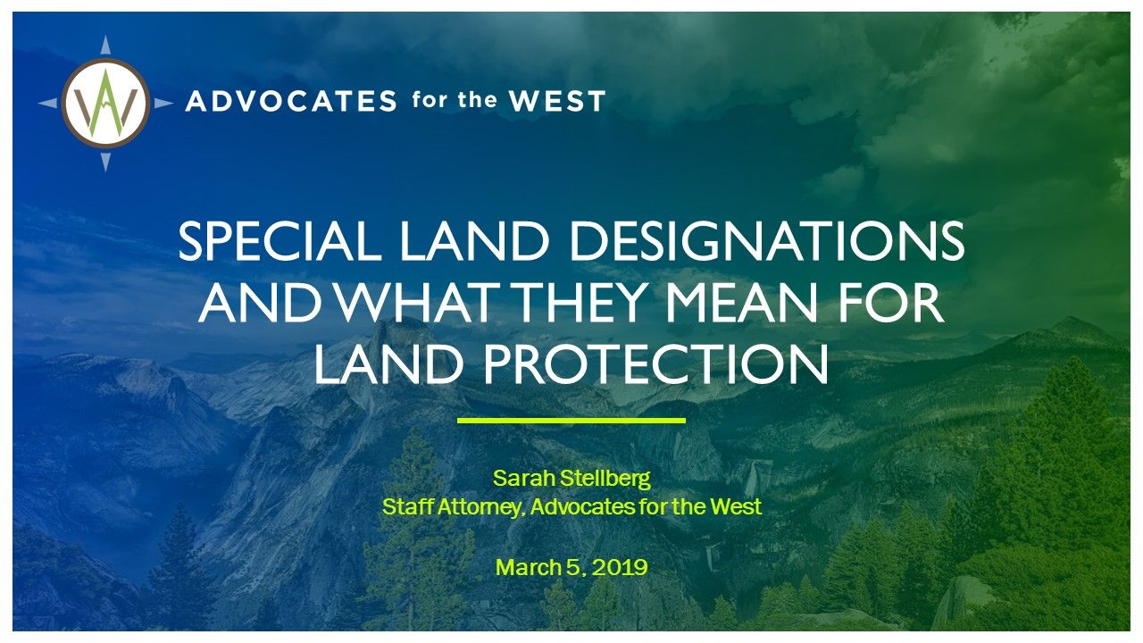 Special Land Designations and What They Mean for Land Protection