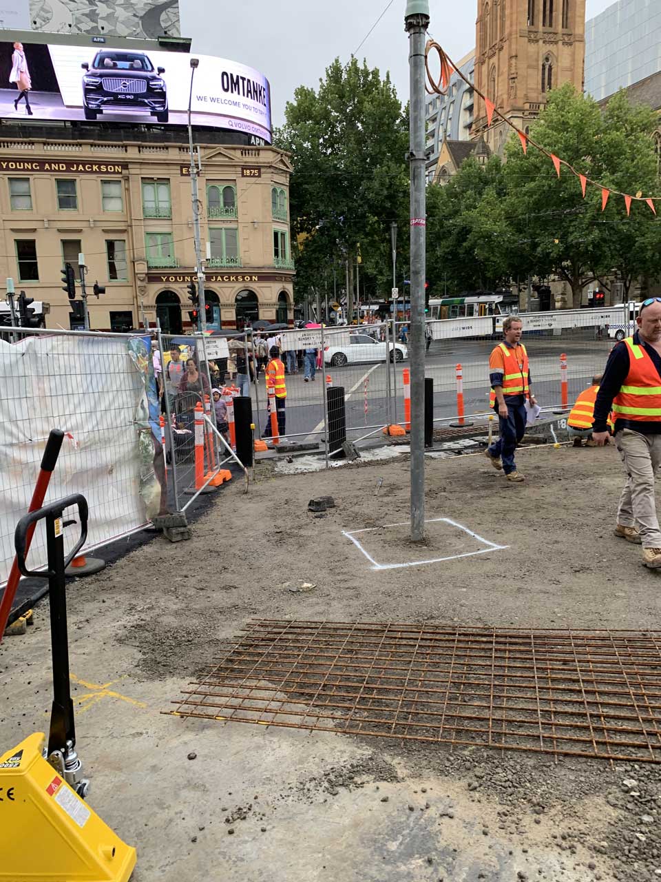 Protective Bollards - Flinders Street