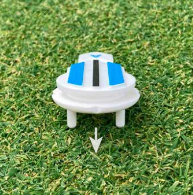 Alignment Ball Mark | Two-Spike Golf Ball Marker