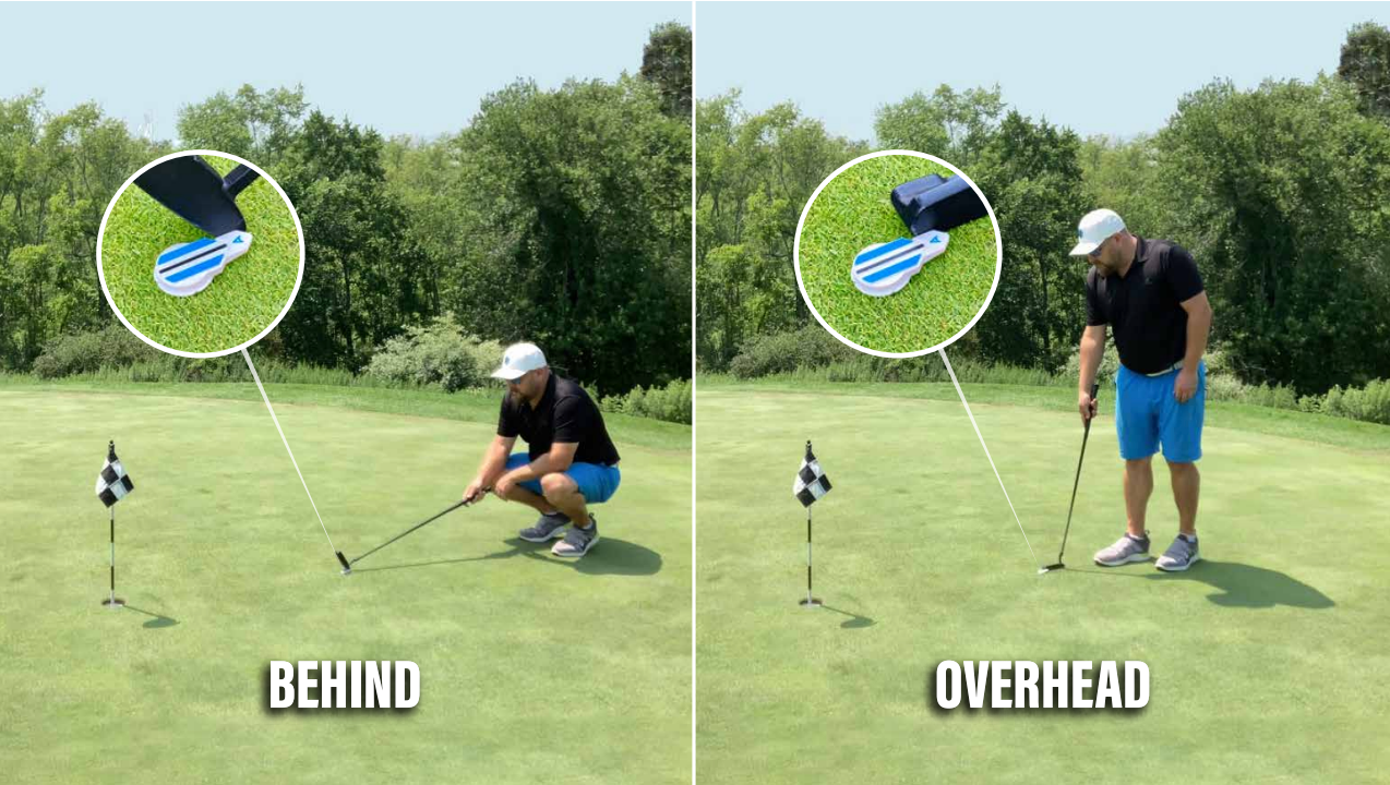 Alignment Ball Mark | Two-Spike Golf Ball Marker