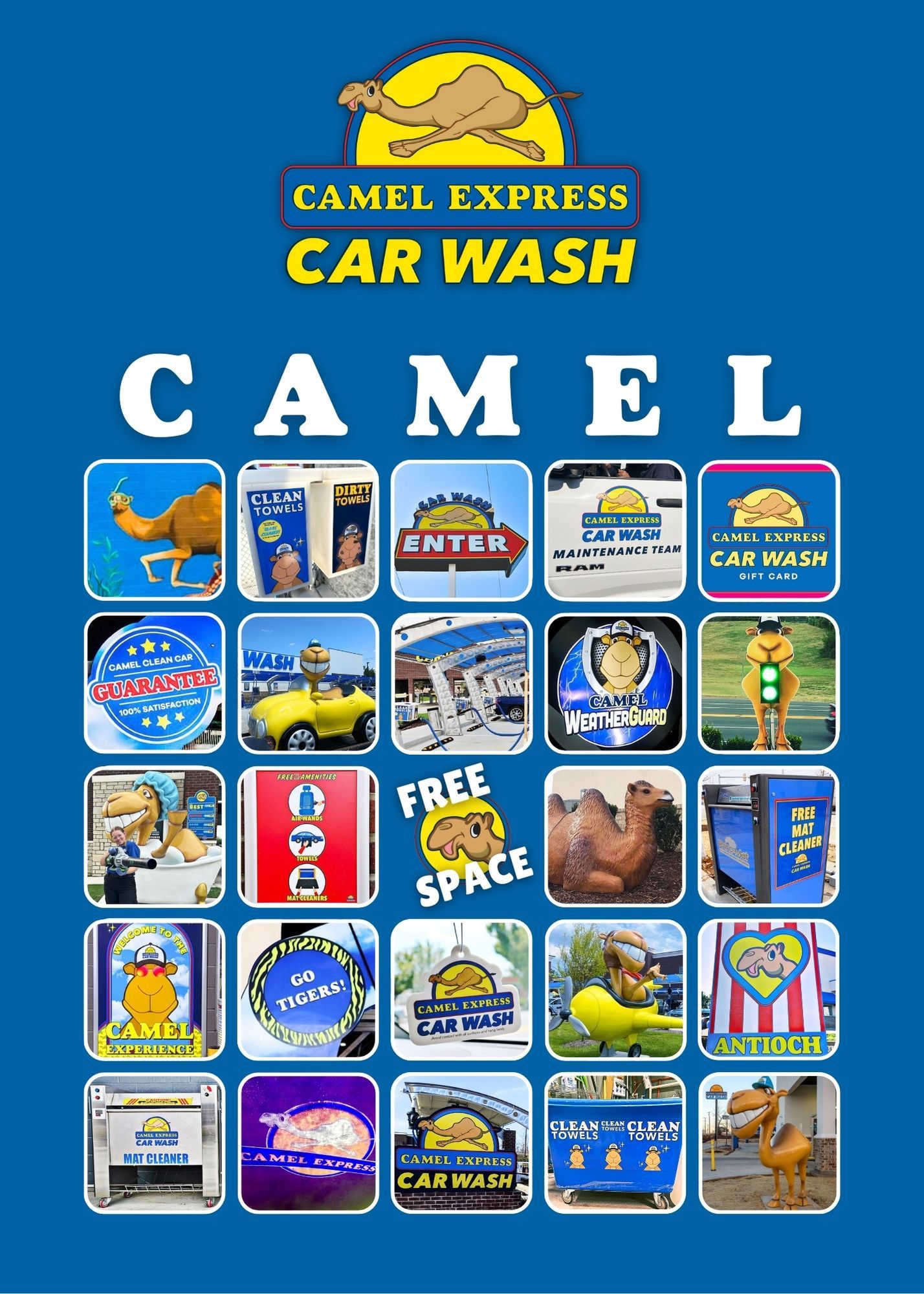 Our FIVE Camel Car Wash Locations 🐪