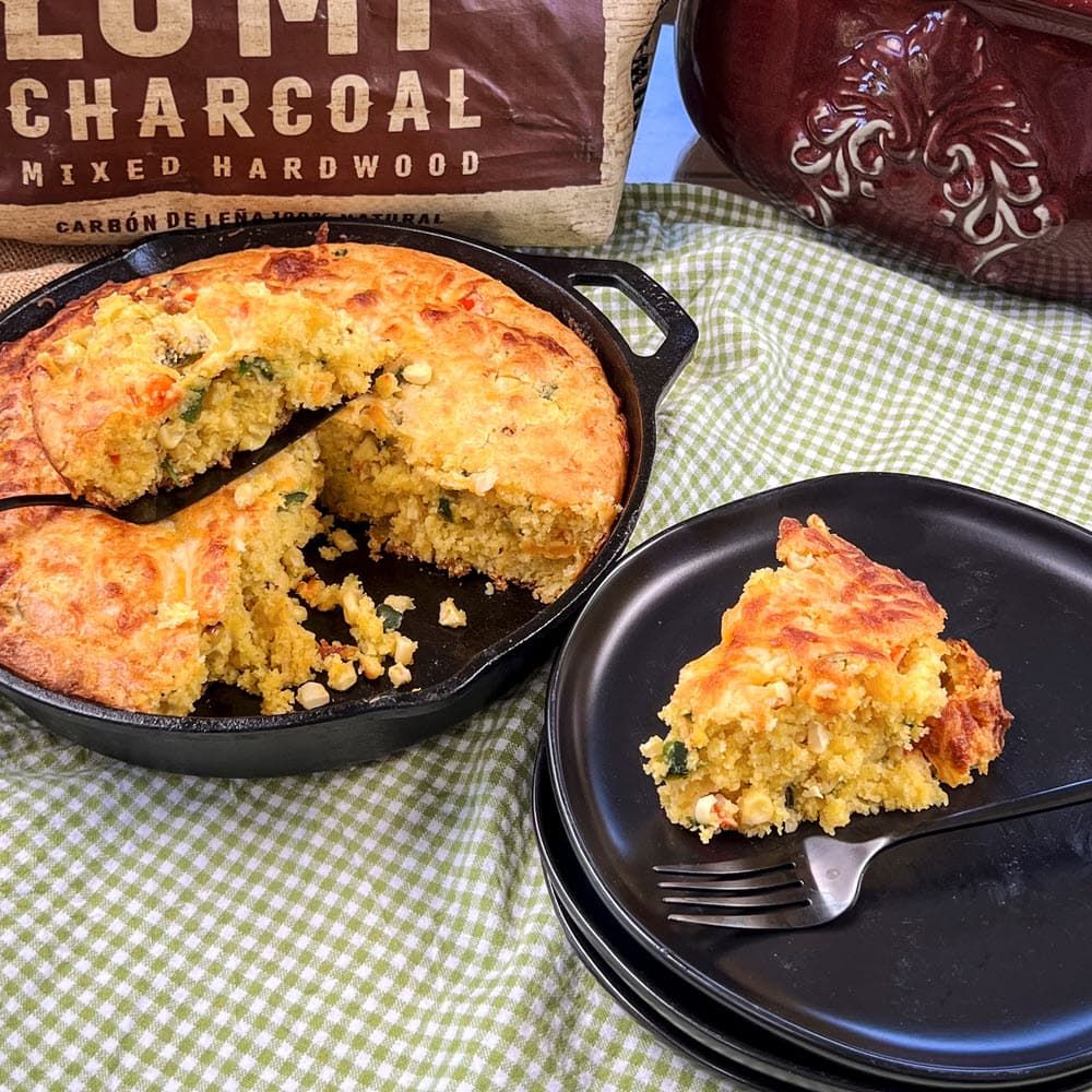 Best Ever Smoked Cornbread Recipe | Cowboy Charcoal
