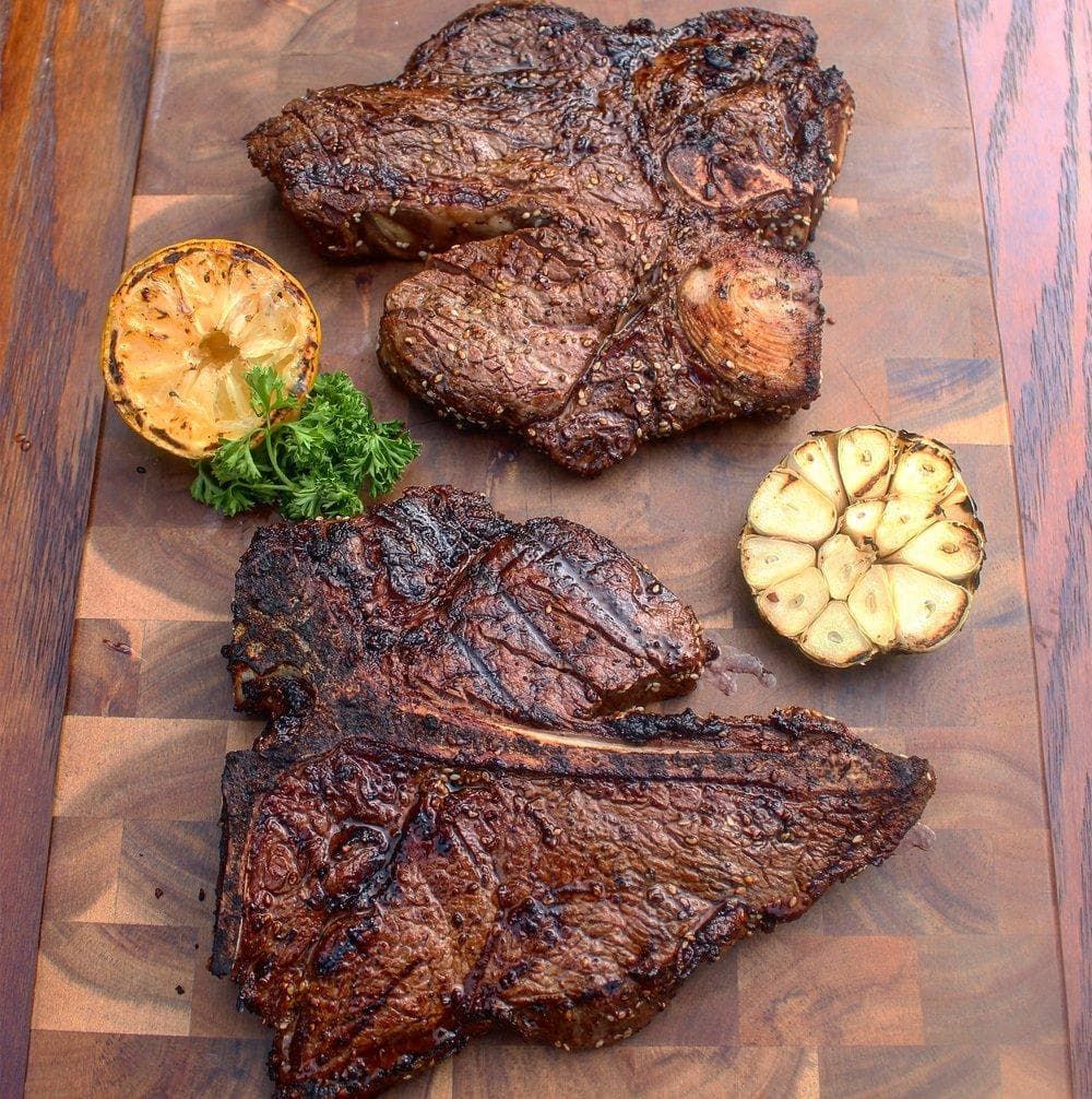 Grilled Porterhouse Steak Recipe | Cowboy Charcoal