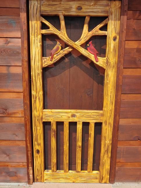 Bearwassee Cabin Screen Doors | Rustic Screen Doors