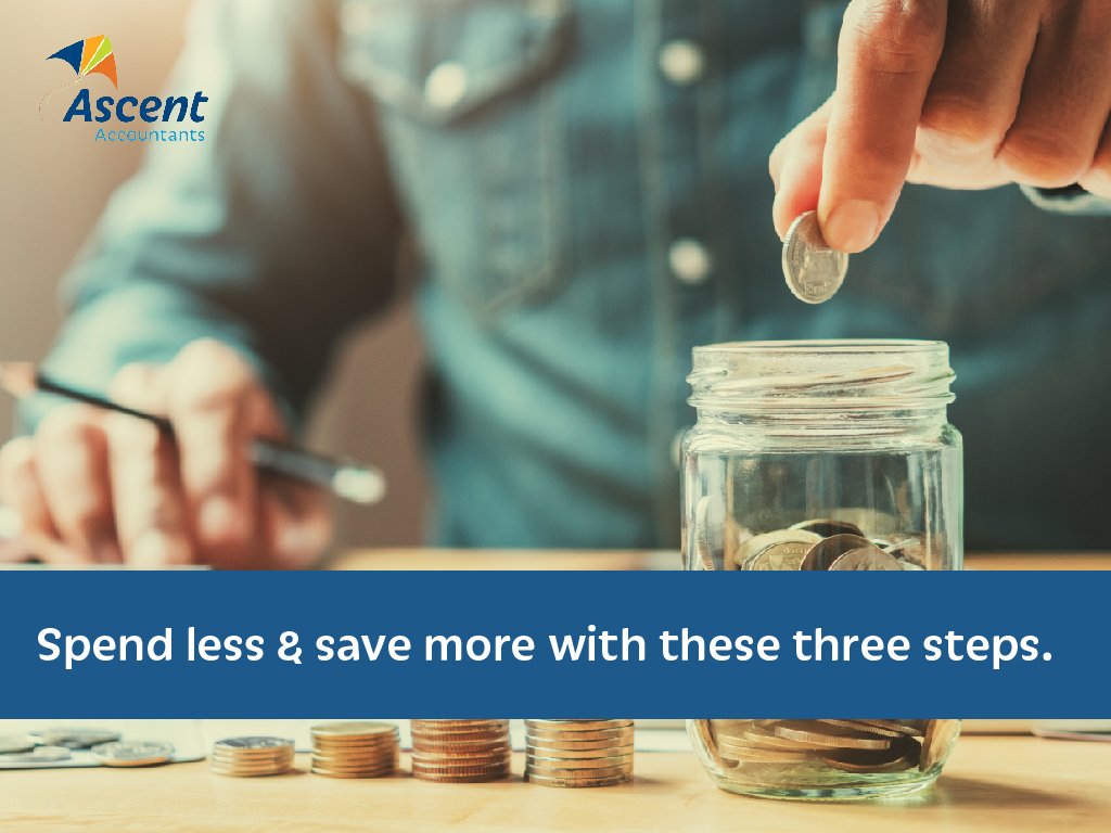 Spend less & save more with these three steps.