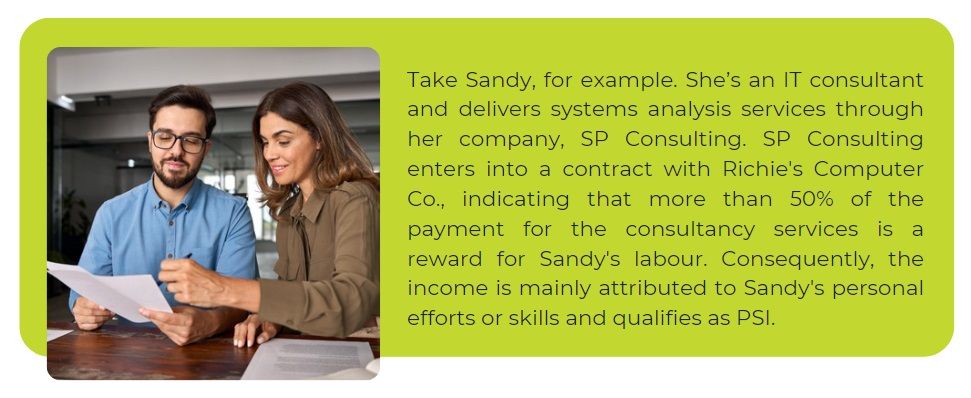 Personal Services Income and Deductions | Learn more...