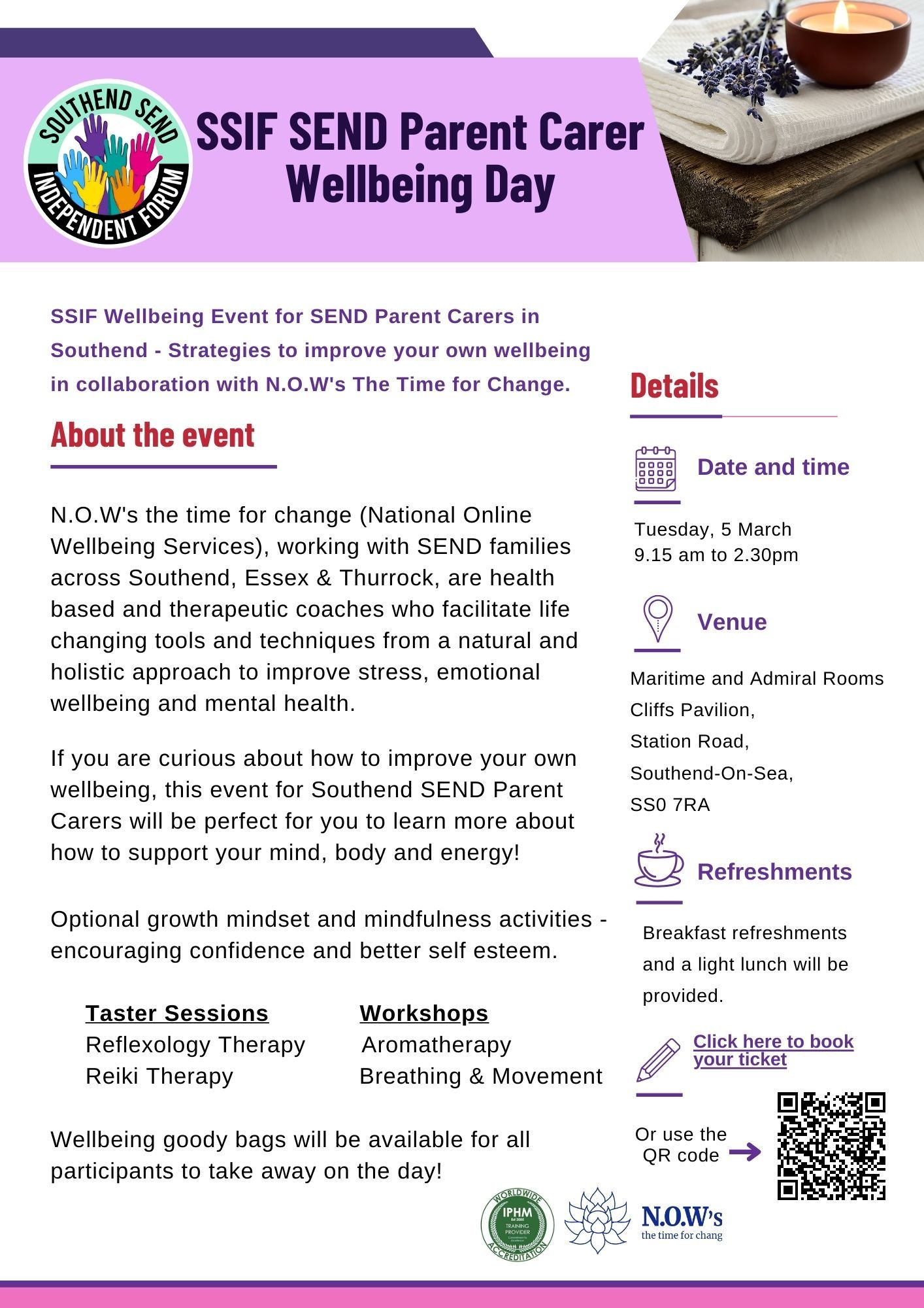 SSIF SEND Parent Carer wellbeing day