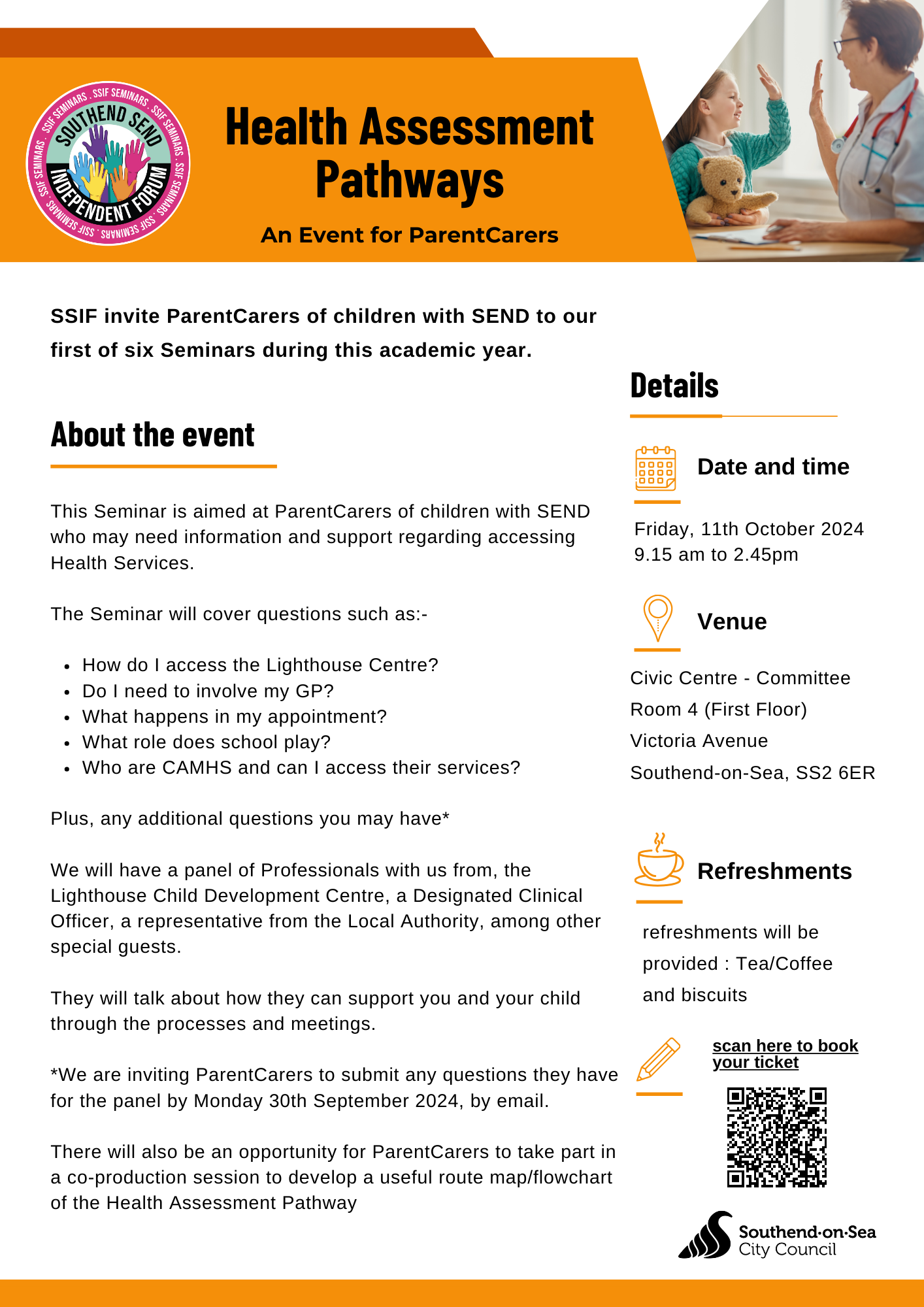 SSIF Seminar, Health Assessment Pathways