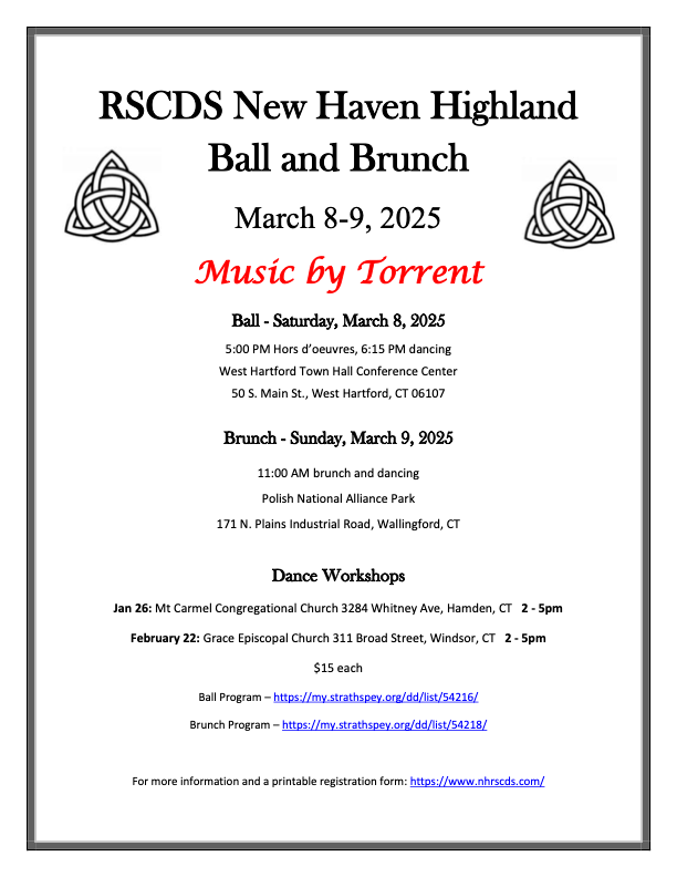 Royal Scottish Country Dance Society | Calendar & Announcements|