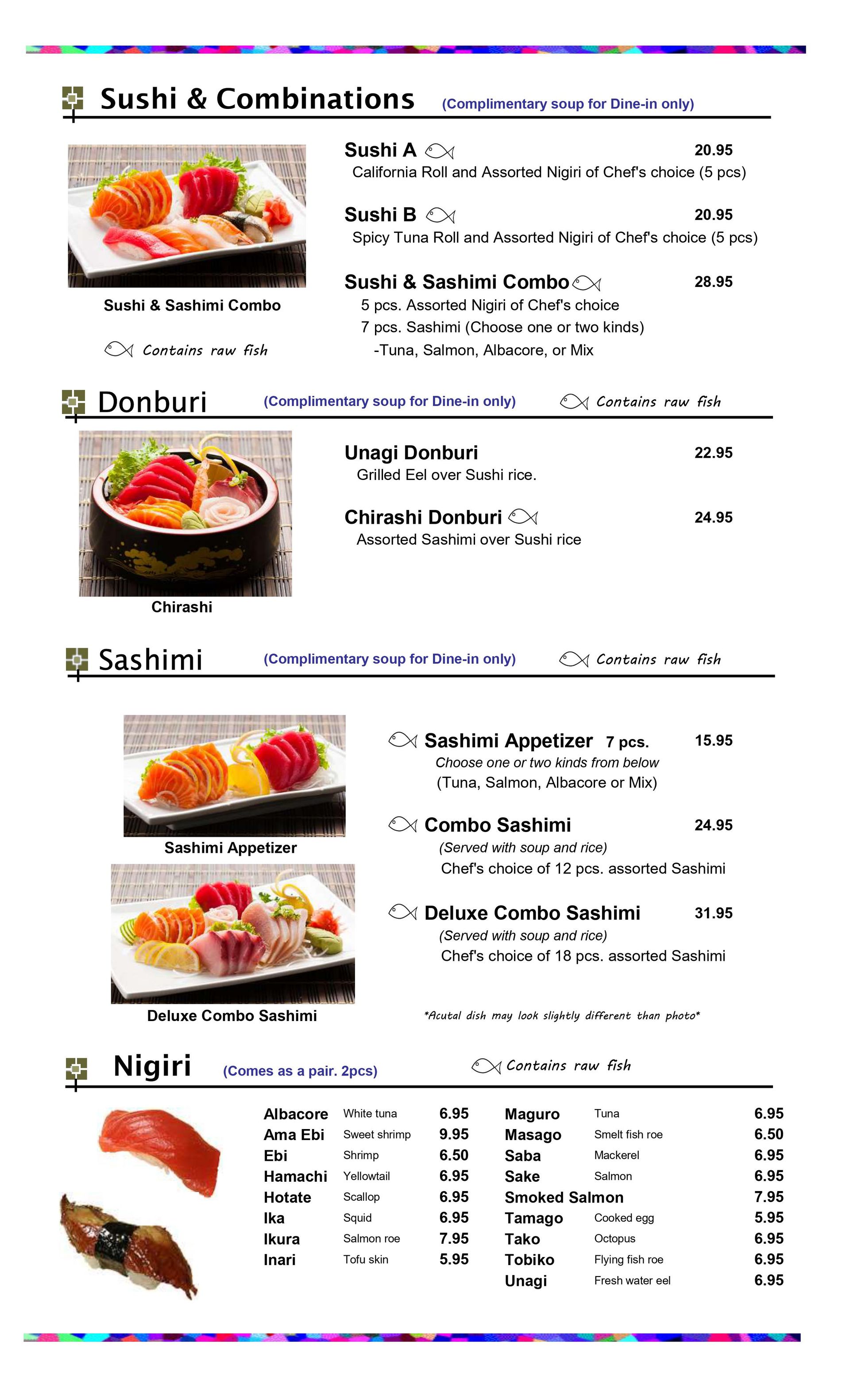 Crazy Sushi Rocklin Menu, Appetizer, Sushi & Sake, Restaurant Menu