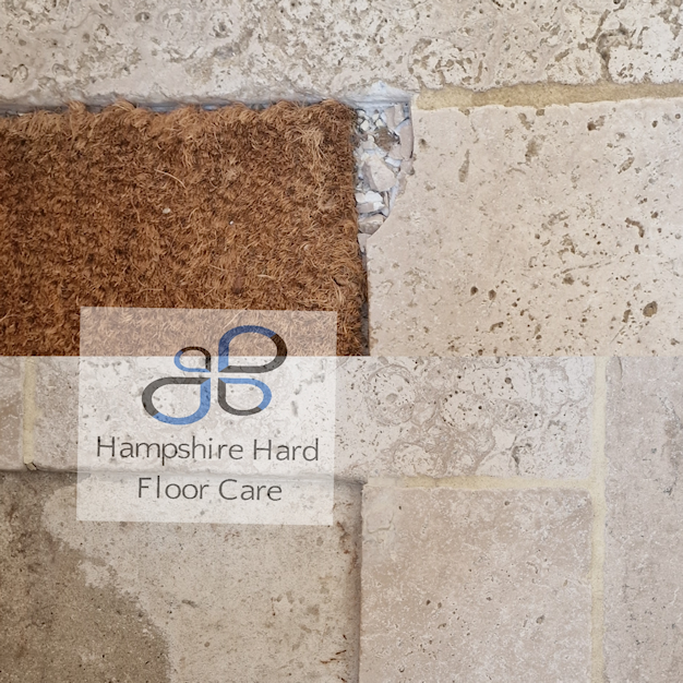 Travertine Limestone Cleaning & Restoration Winchester