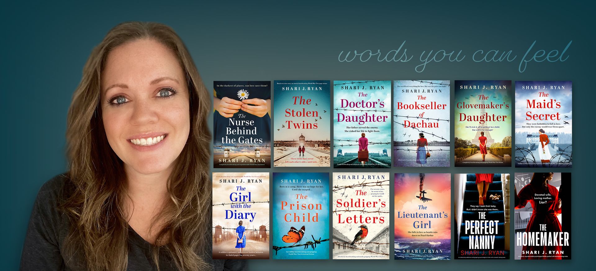 Author Shari J. Ryan, WW2 Historical Fiction Novelist