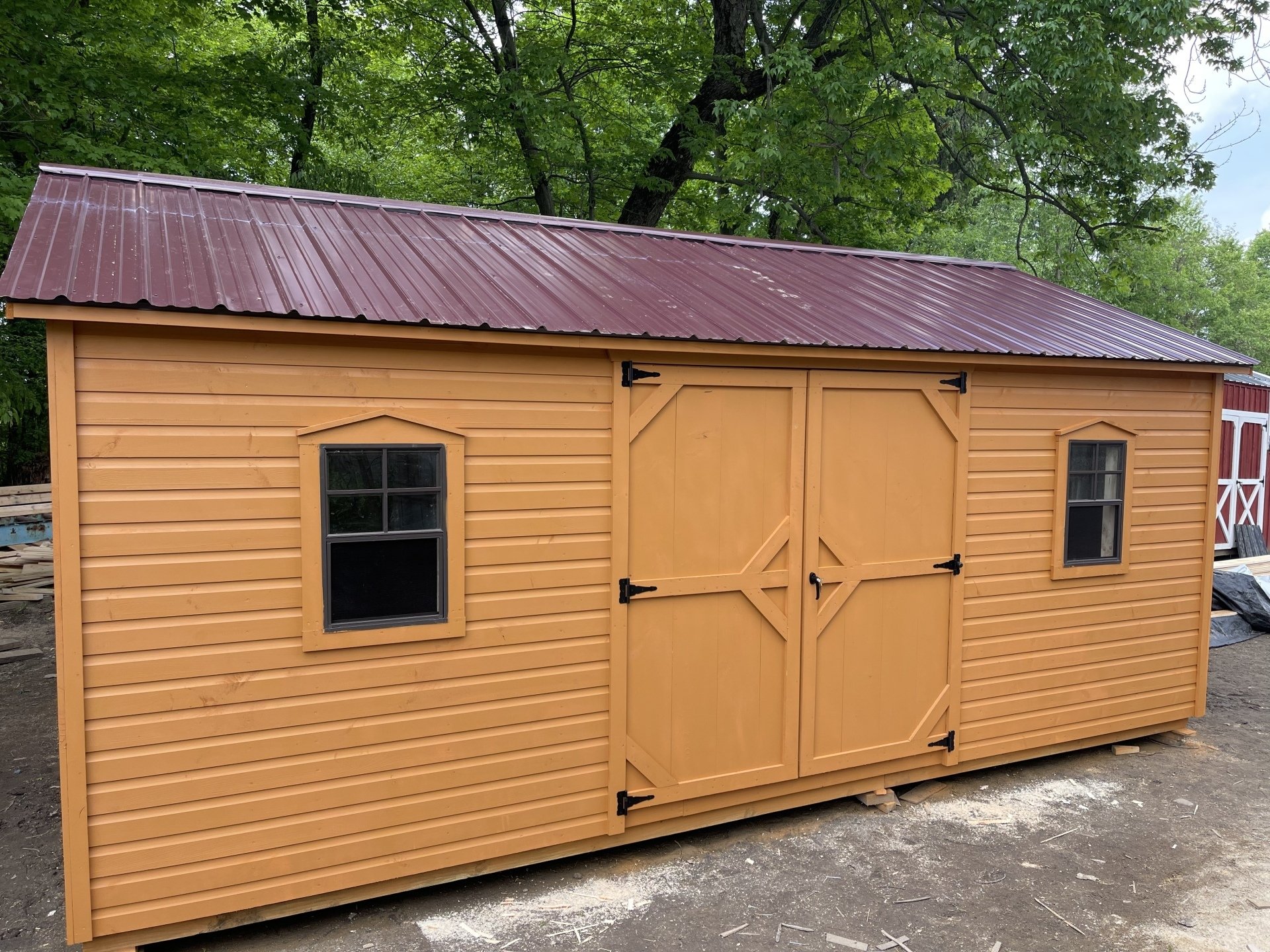 Log Cabin Construction – Erie, PA – Amish Sheds for Less