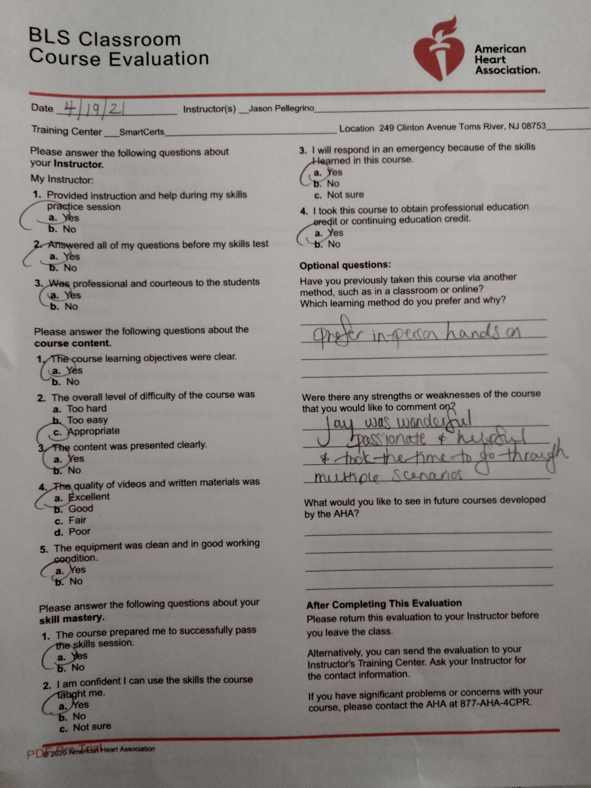 SmartCerts-Student Reviews-CPR-BLS-ACLS-PALS Certification-Classes