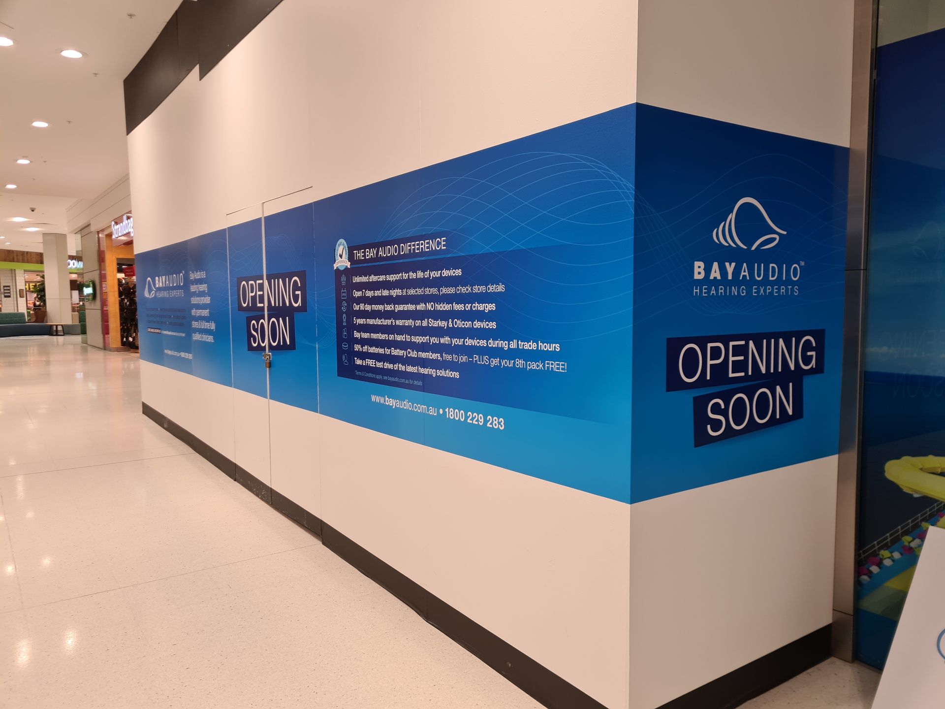 Shop Hoarding in Wollongong | Margaret Barnes Signs