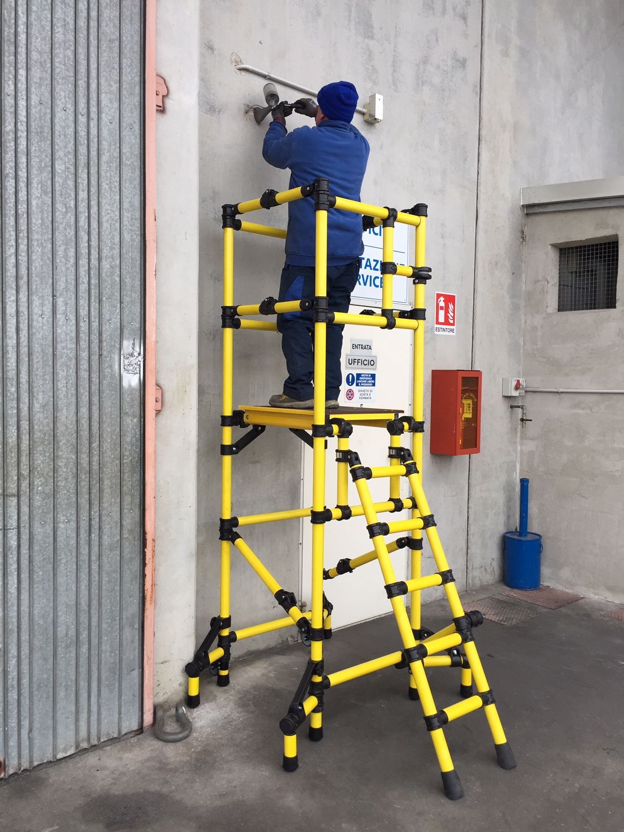 Safety Platform for Heights | Fiberglass Scaffolds