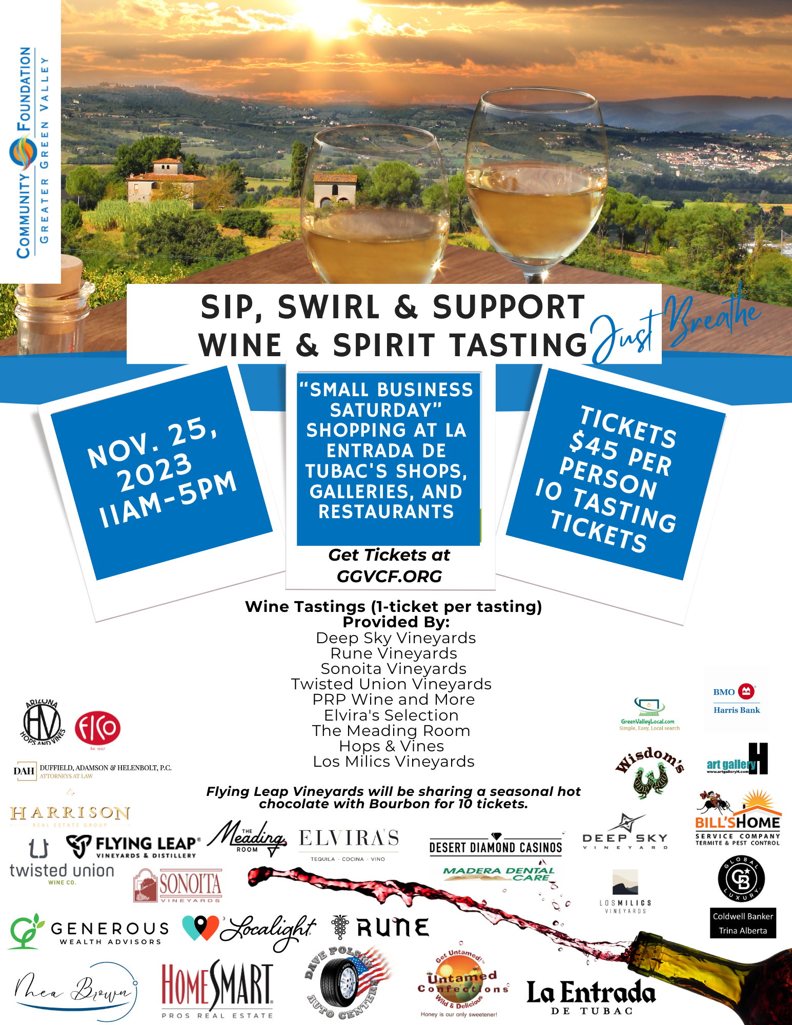 Sip, Swirl& Support