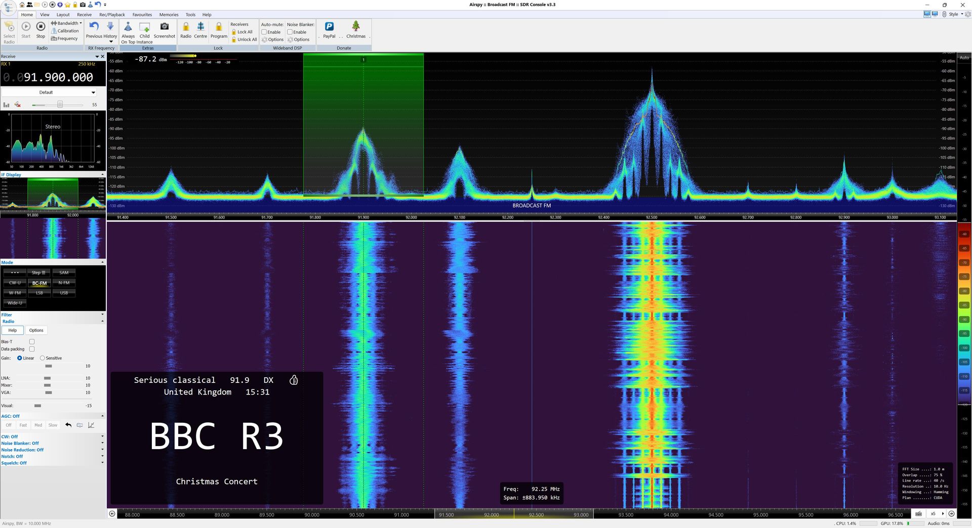 Gemini World Map - Free Software by SDR-Radio.com Ltd.