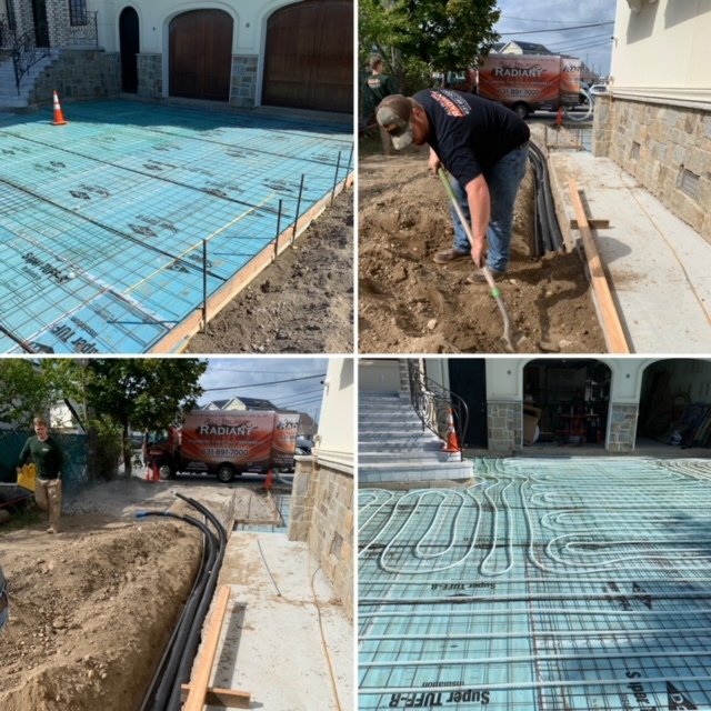 Radiant Driveway Heating Systems | Hydronic Heated Paver Driveway