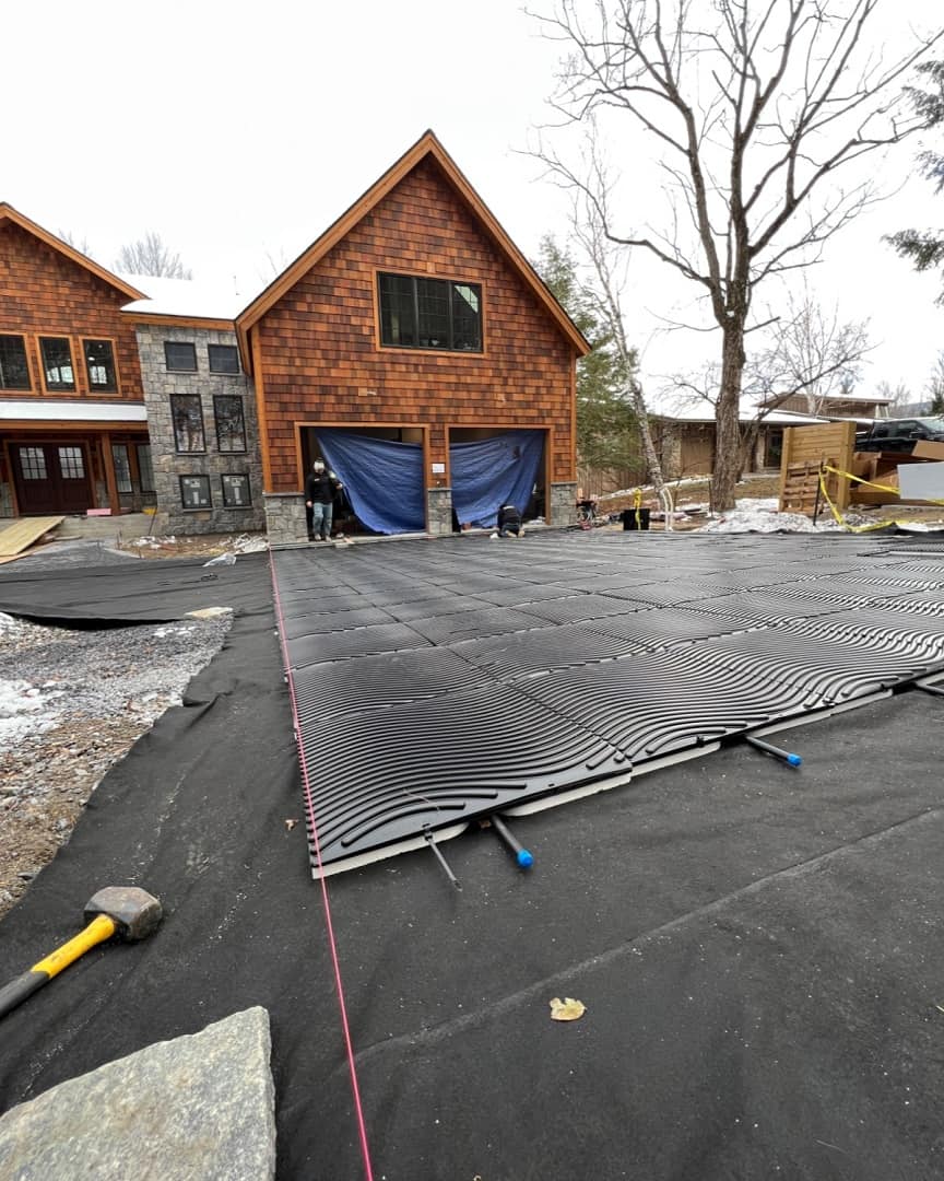 Radiant Driveway Heating Systems | Hydronic Heated Paver Driveway