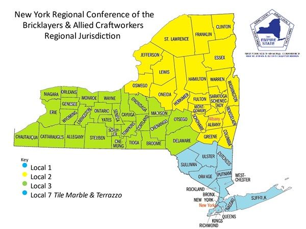 Territorial Jurisdiction | BAC Local 1 NY | Long Island City, NY