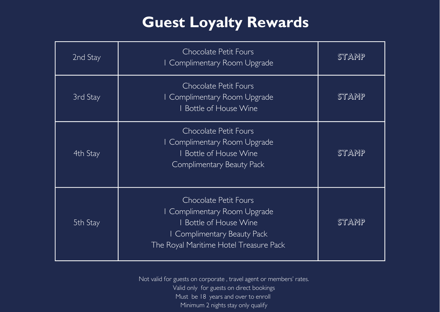 Join our Guest Loyalty Programme